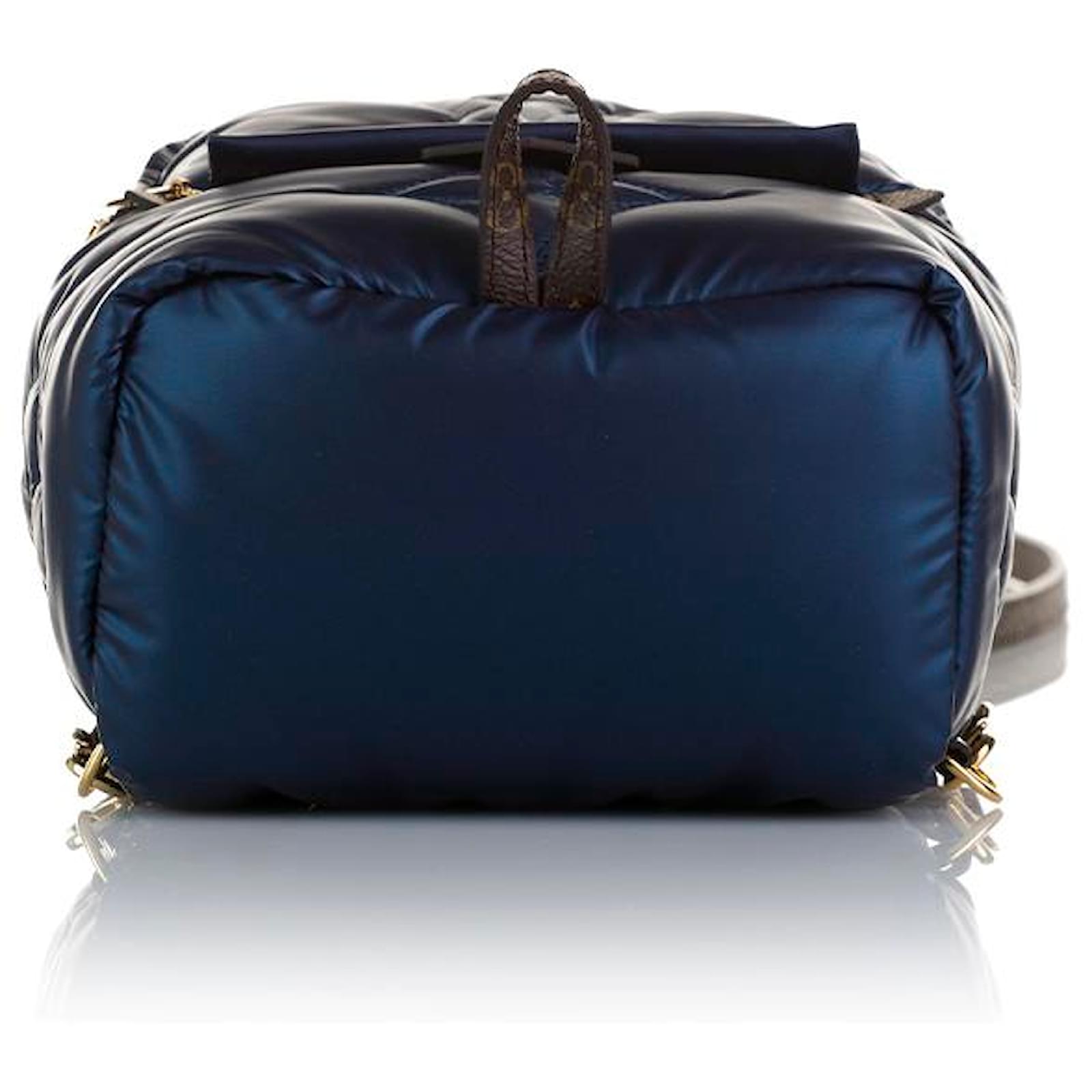 Louis Vuitton Blue Mini Palm Springs Puffer Backpack Navy blue Nylon ...