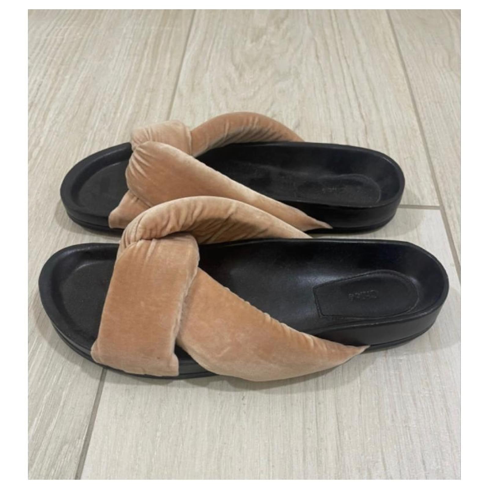 Chloé Nolan Peach Leather Velvet ref.920071 - Joli Closet
