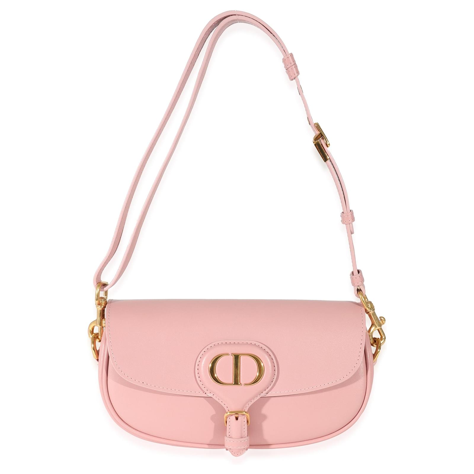 Christian Dior Box calf leather Rose Des Vents East West Bobby Bag Pink ...