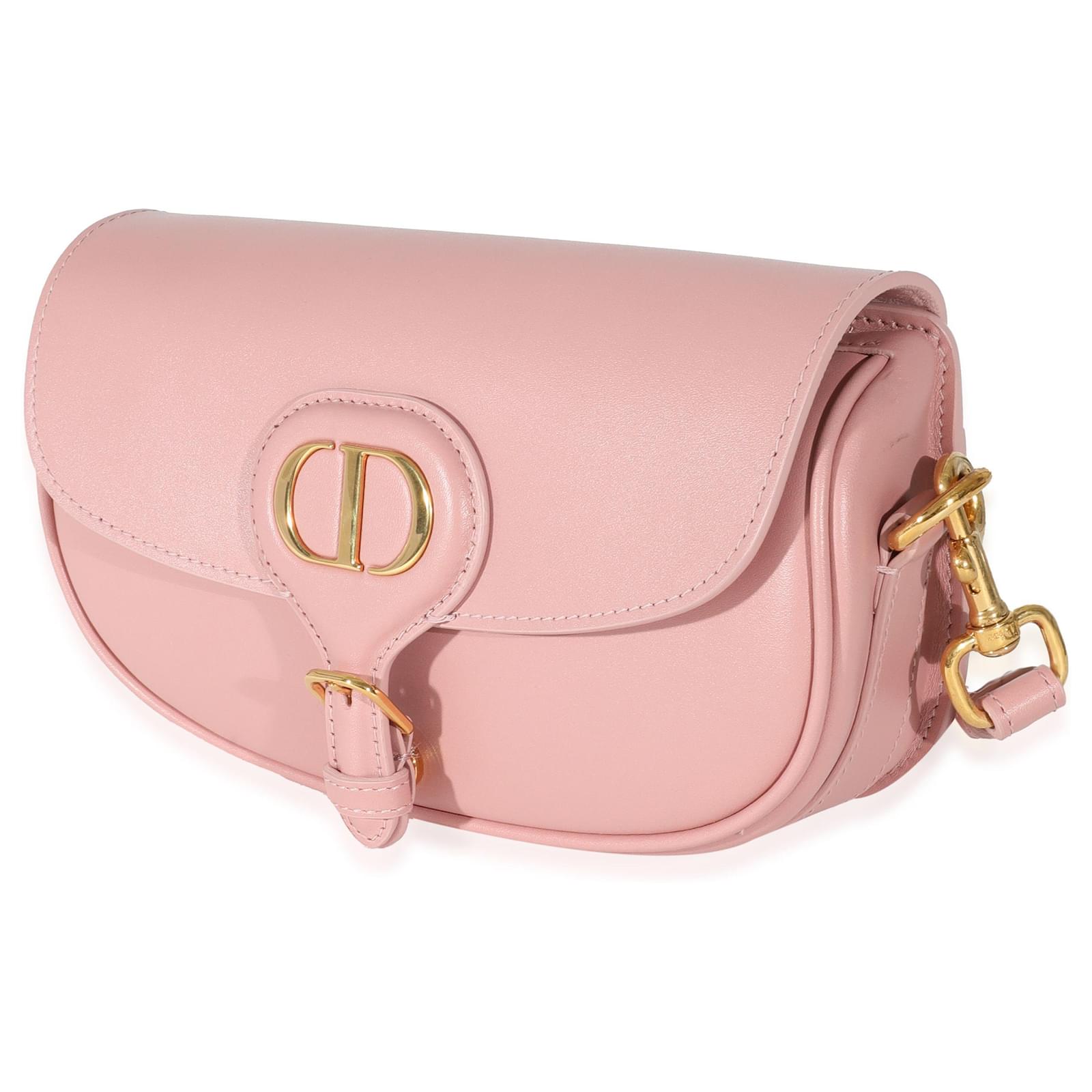 Christian Dior Box calf leather Rose Des Vents East West Bobby Bag Pink ...