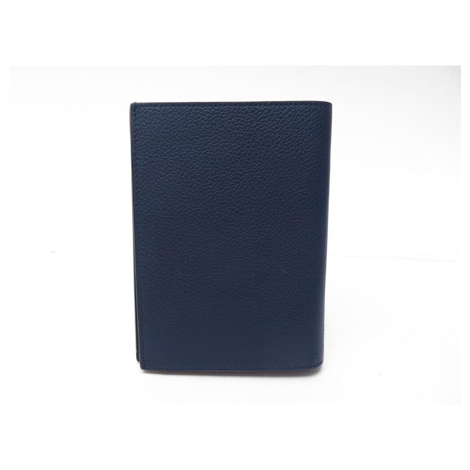 NEW LANCEL GRAPHIC A WALLET08750 NAVY BLUE LEATHER WALLET ref.934373 ...