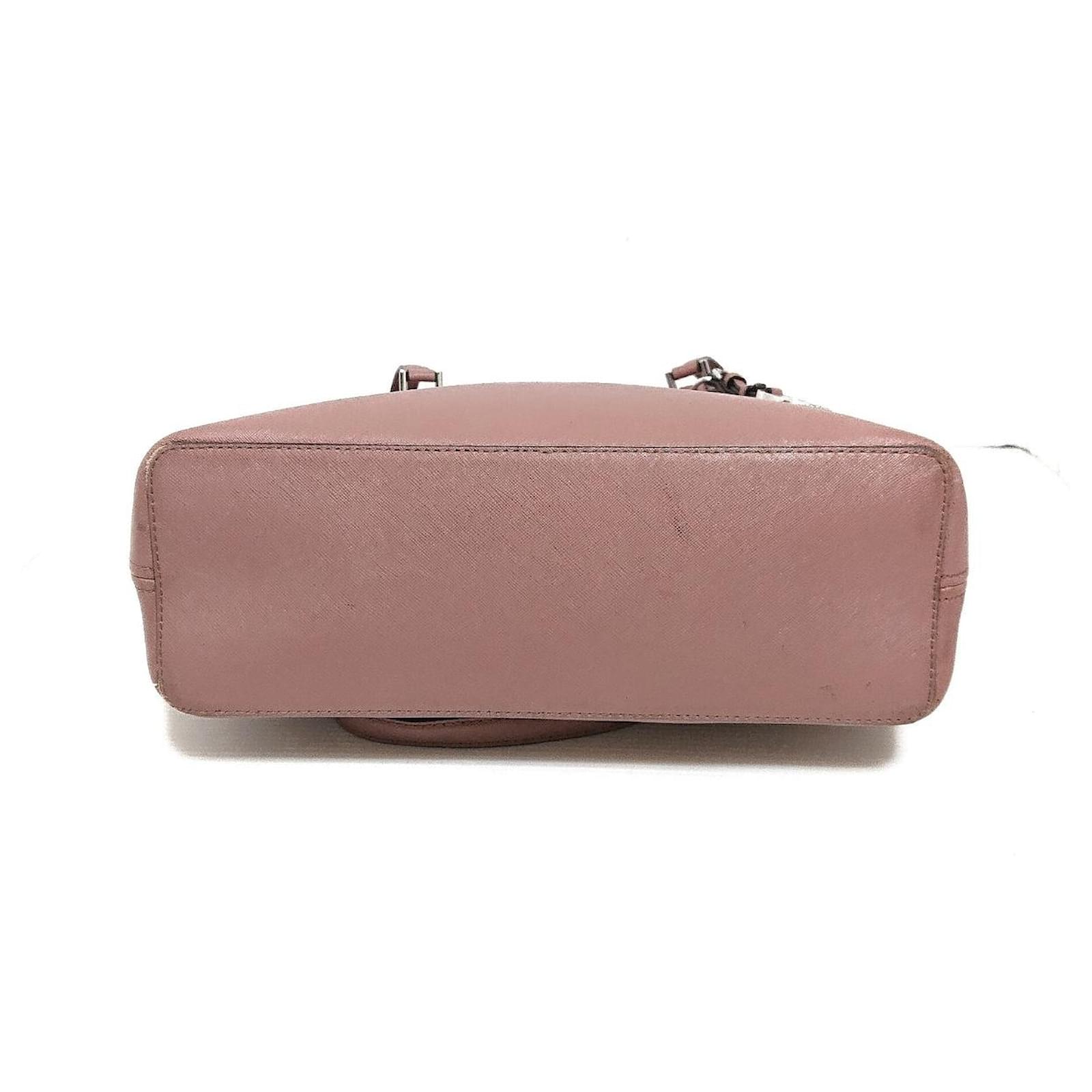 Michael Kors Jet Set Pink Leather ref.935094 - Joli Closet