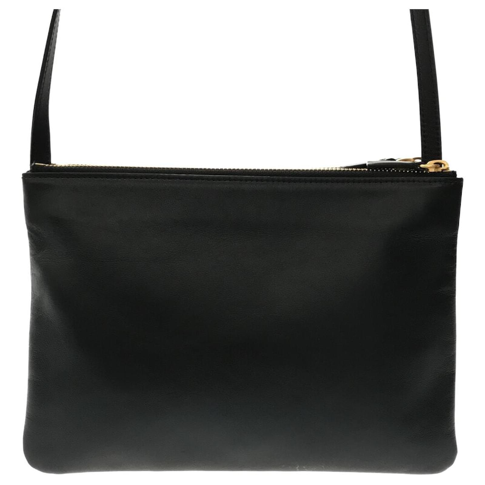 Céline Trio Black Leather ref.936335 - Joli Closet