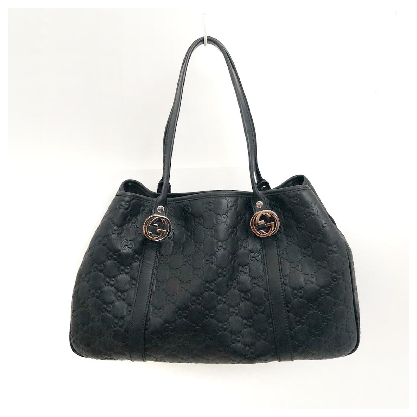 Gucci GG Twins Black Leather ref.940612 - Joli Closet