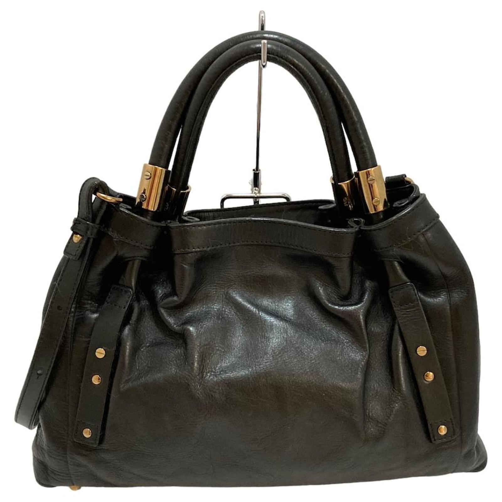 Chloé Victoria Black Leather ref.941380 - Joli Closet