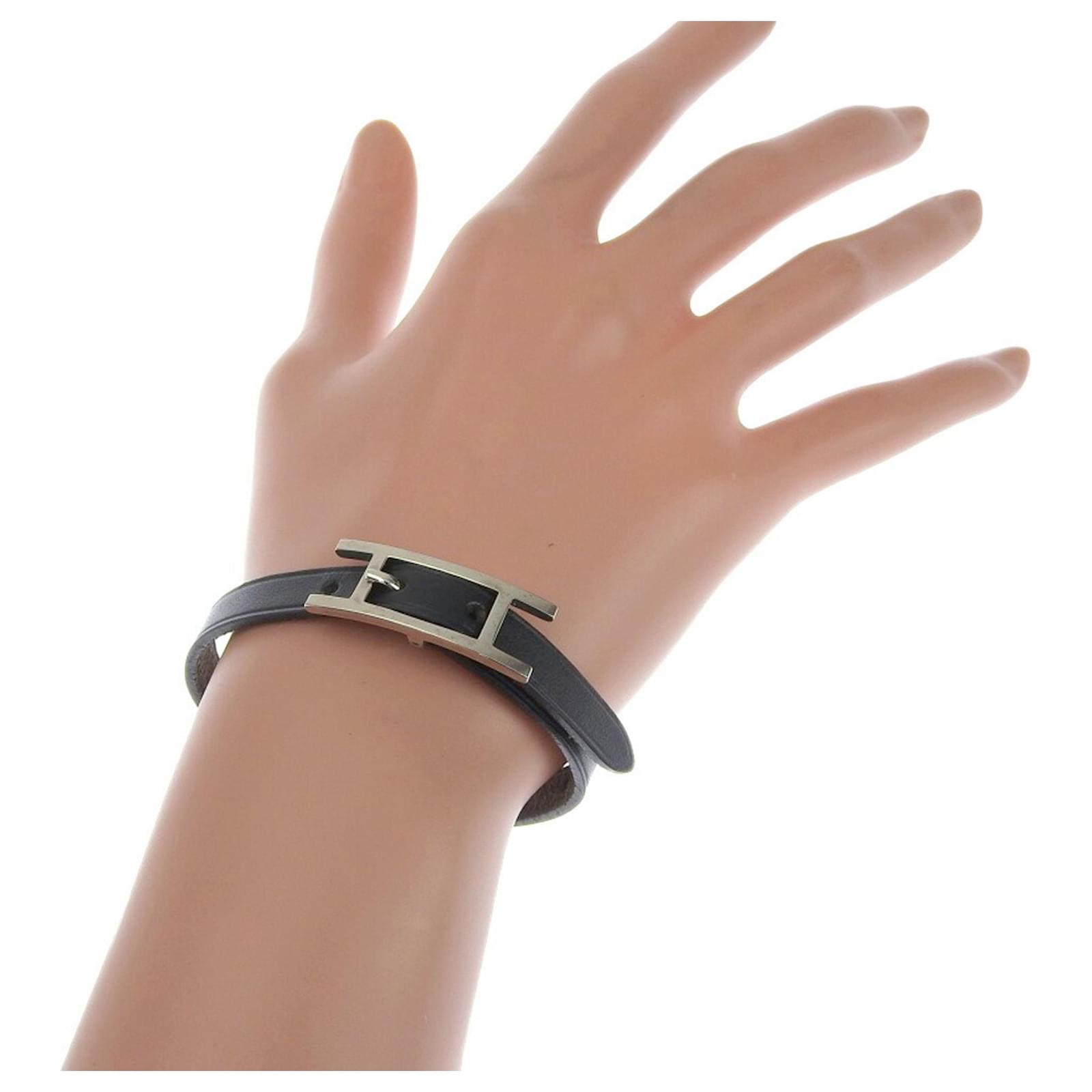 Hermès Behapi Black Leather ref.941635 - Joli Closet