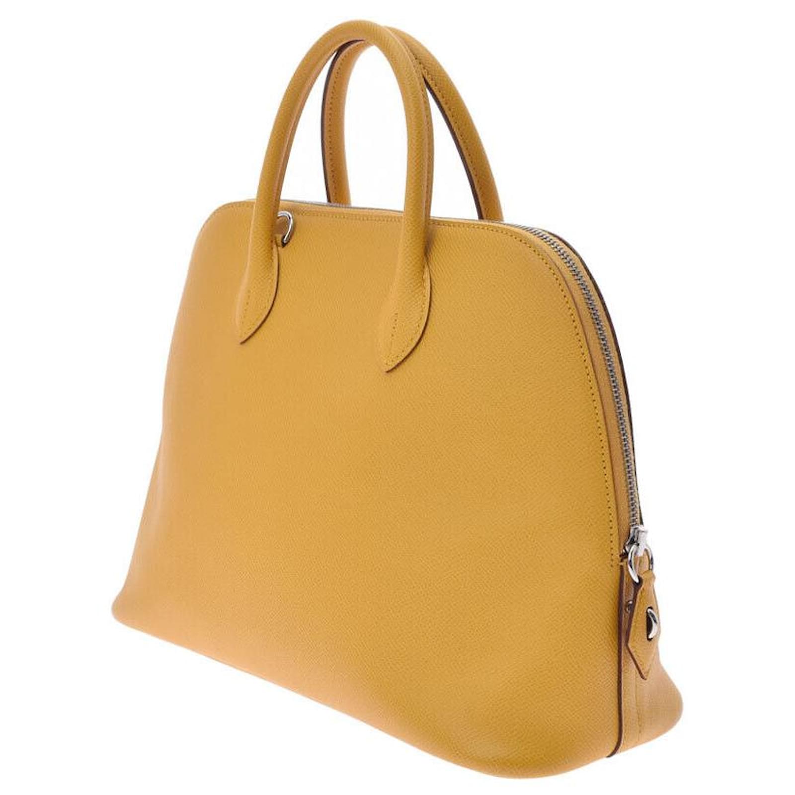 Hermès Bolide Yellow Leather ref.942279 - Joli Closet