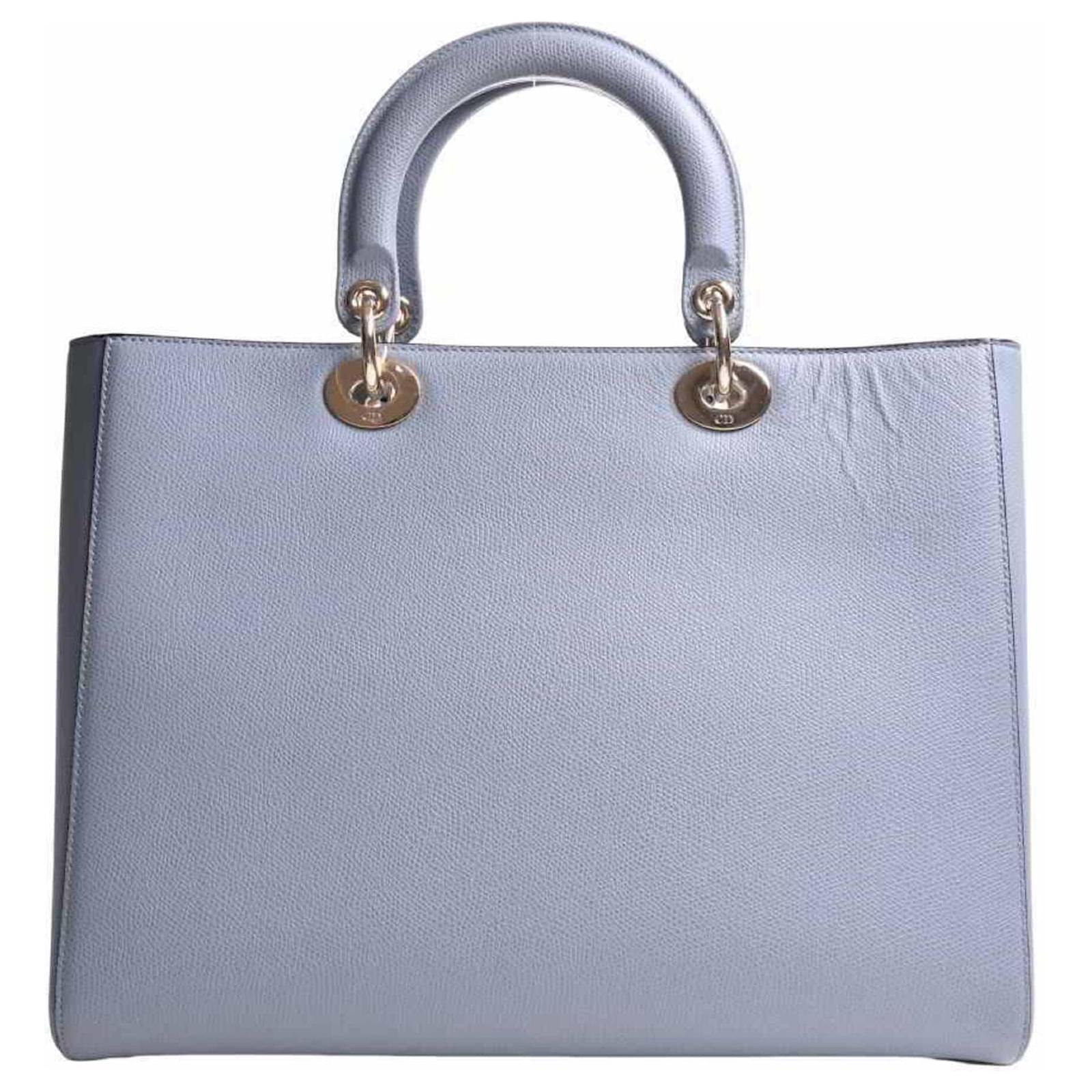 Dior Lady Dior Blue Leather ref.942687 - Joli Closet