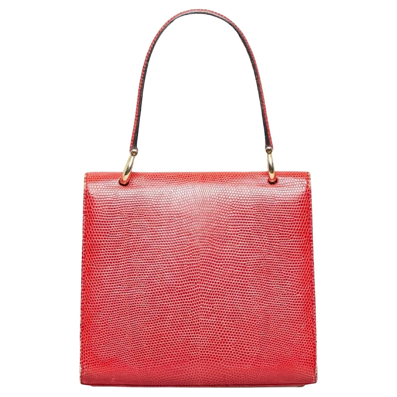 Céline Celine Red Leather ref.944168 - Joli Closet