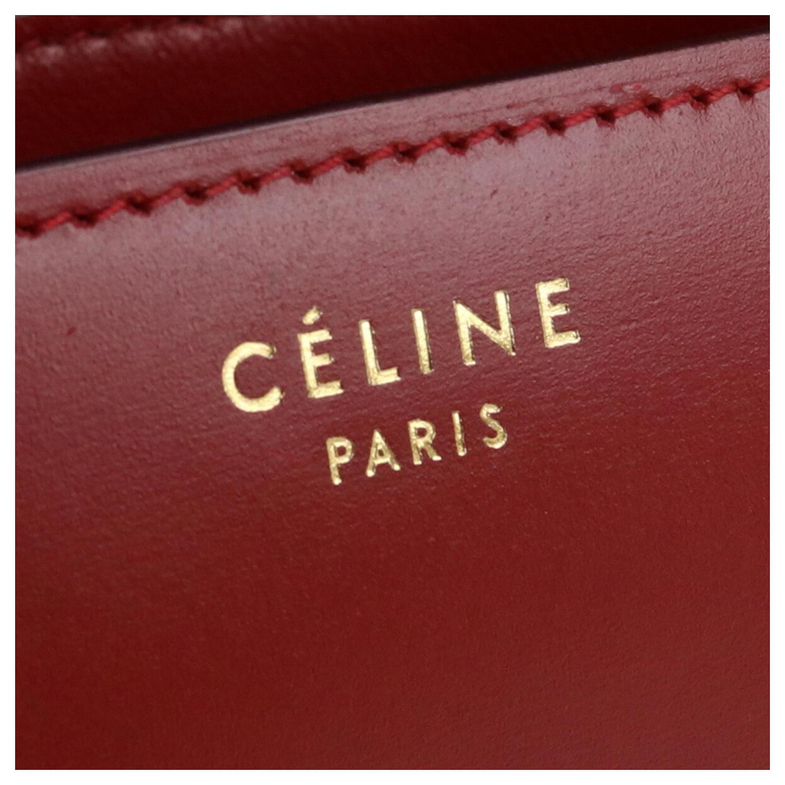 Céline Celine Red Leather ref.944311 - Joli Closet