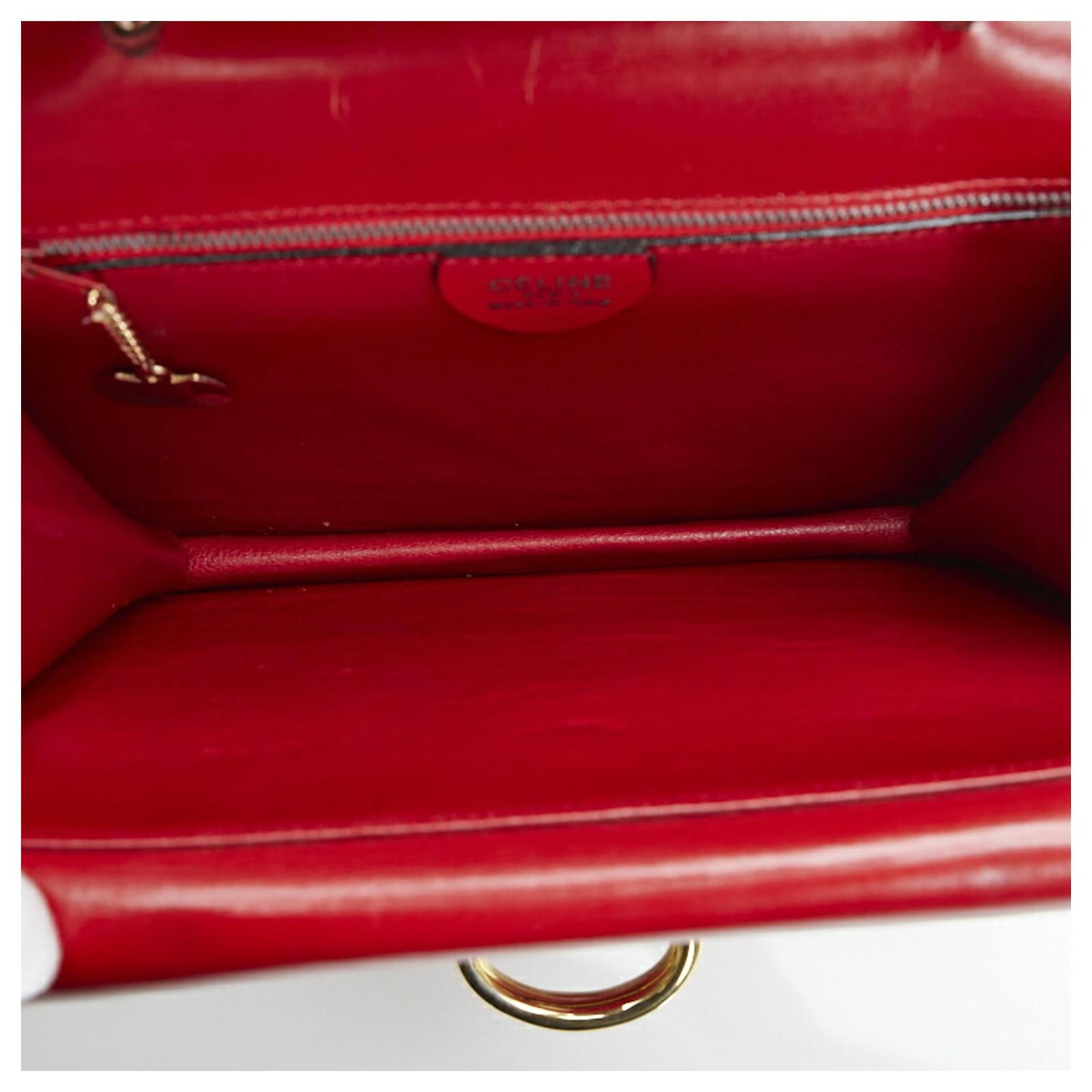 Céline Celine Red Leather ref.944468 - Joli Closet