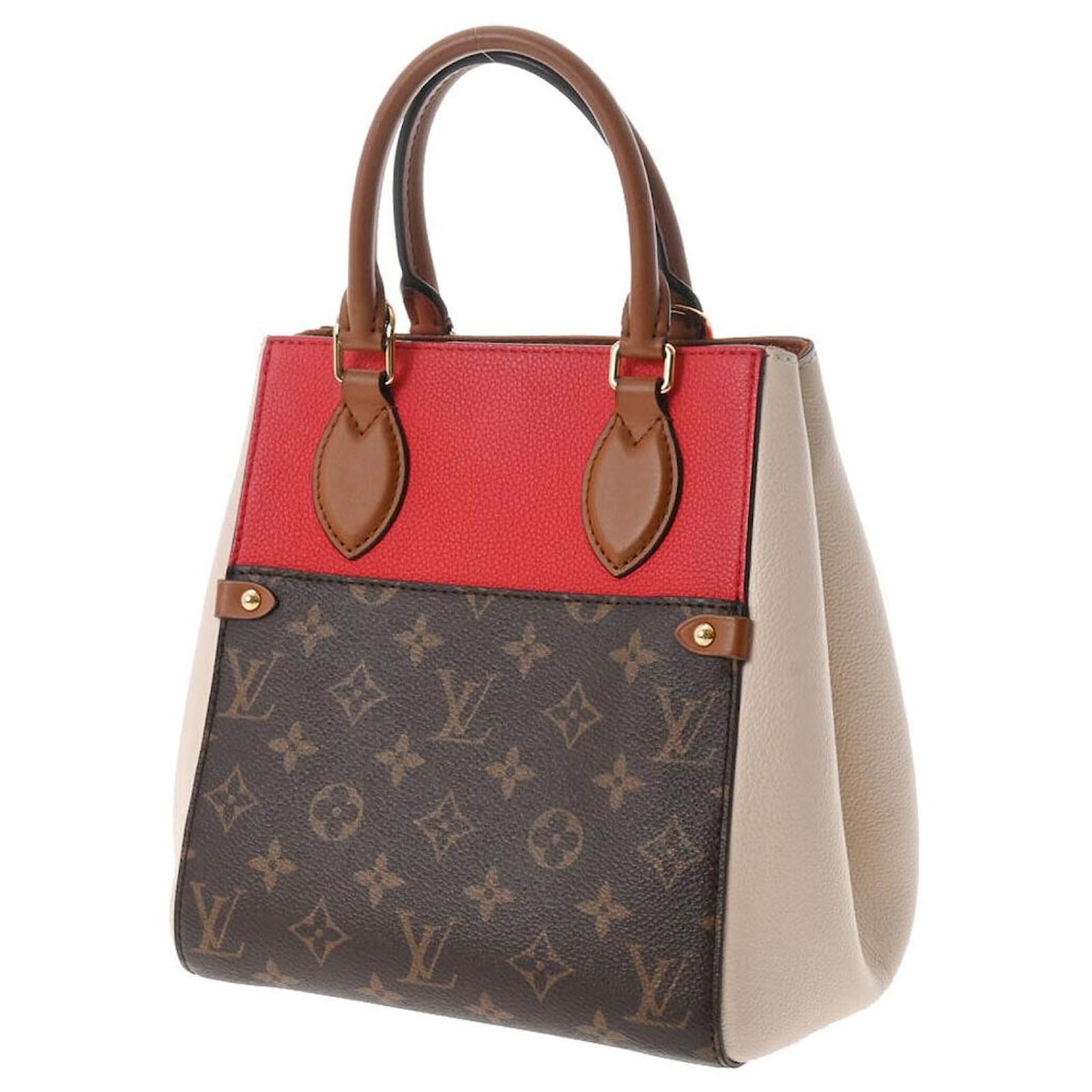 Louis Vuitton Fold MM Brown Cloth ref.947708 - Joli Closet