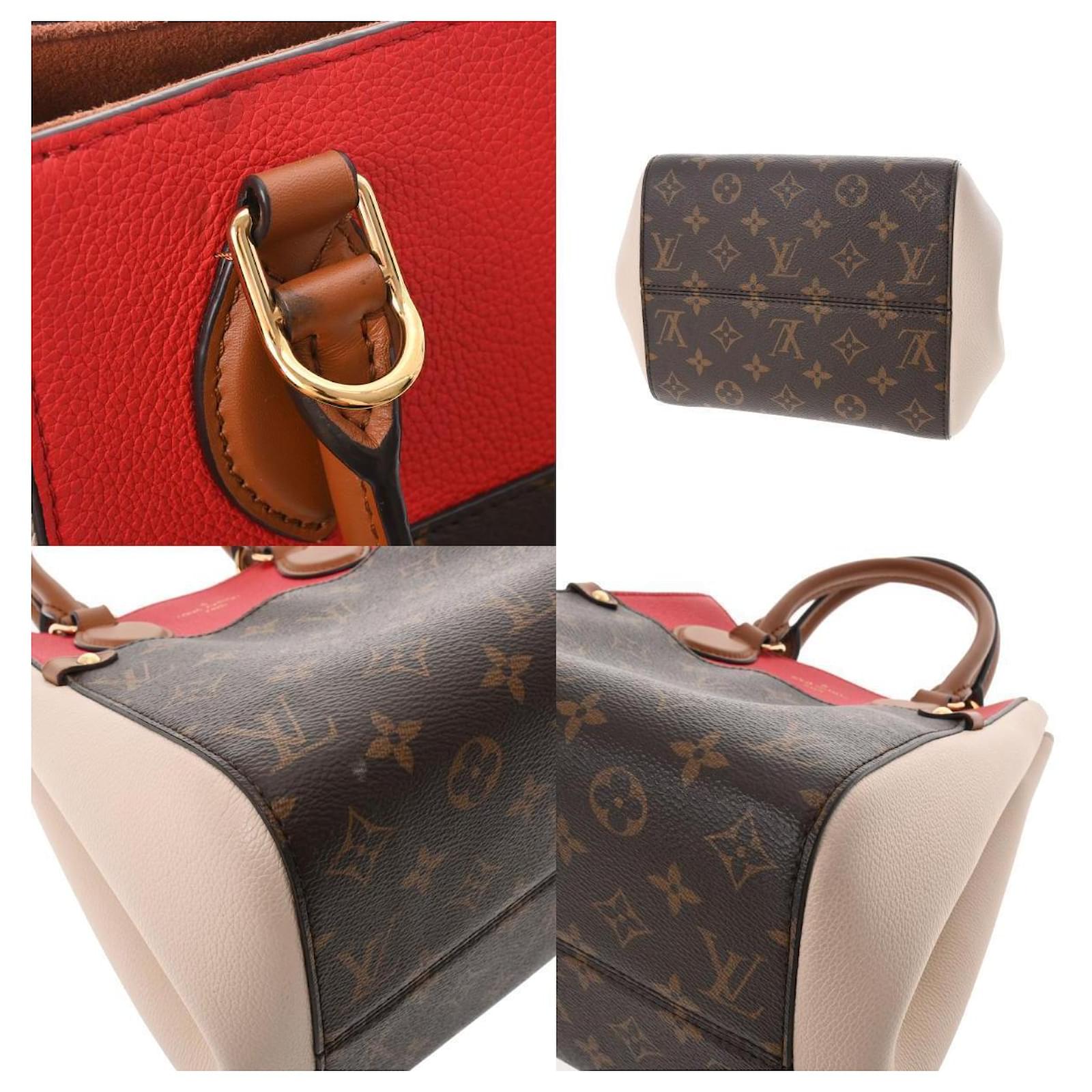 Louis Vuitton Fold MM Brown Cloth ref.947708 - Joli Closet