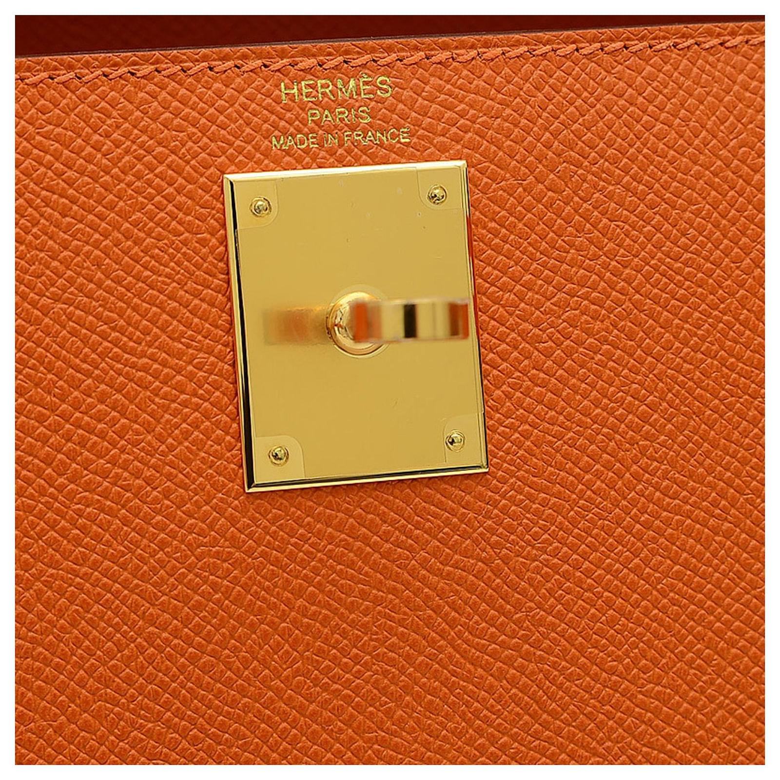 Hermès hermes kelly Orange Leather ref.948341 - Joli Closet