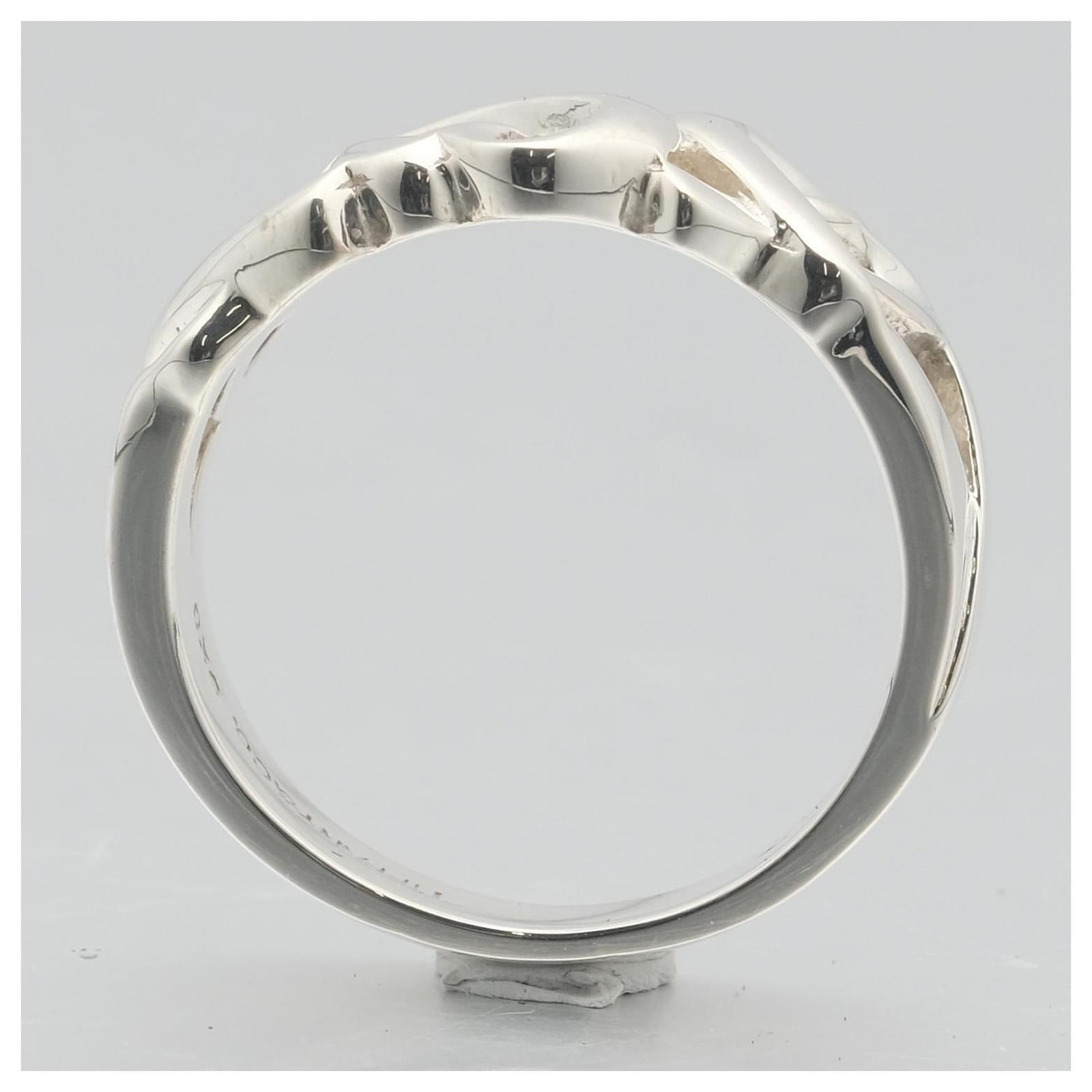 Tiffany & Co Triple Coeur Argent Argenté ref.951152 - Joli Closet