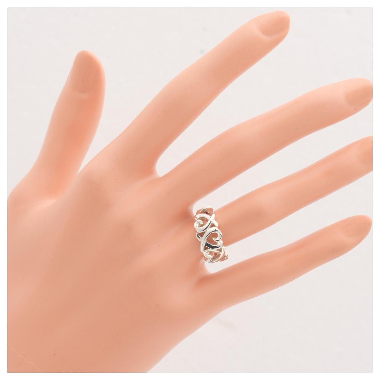 Tiffany & Co Triple Coeur Argent Argenté ref.951152 - Joli Closet