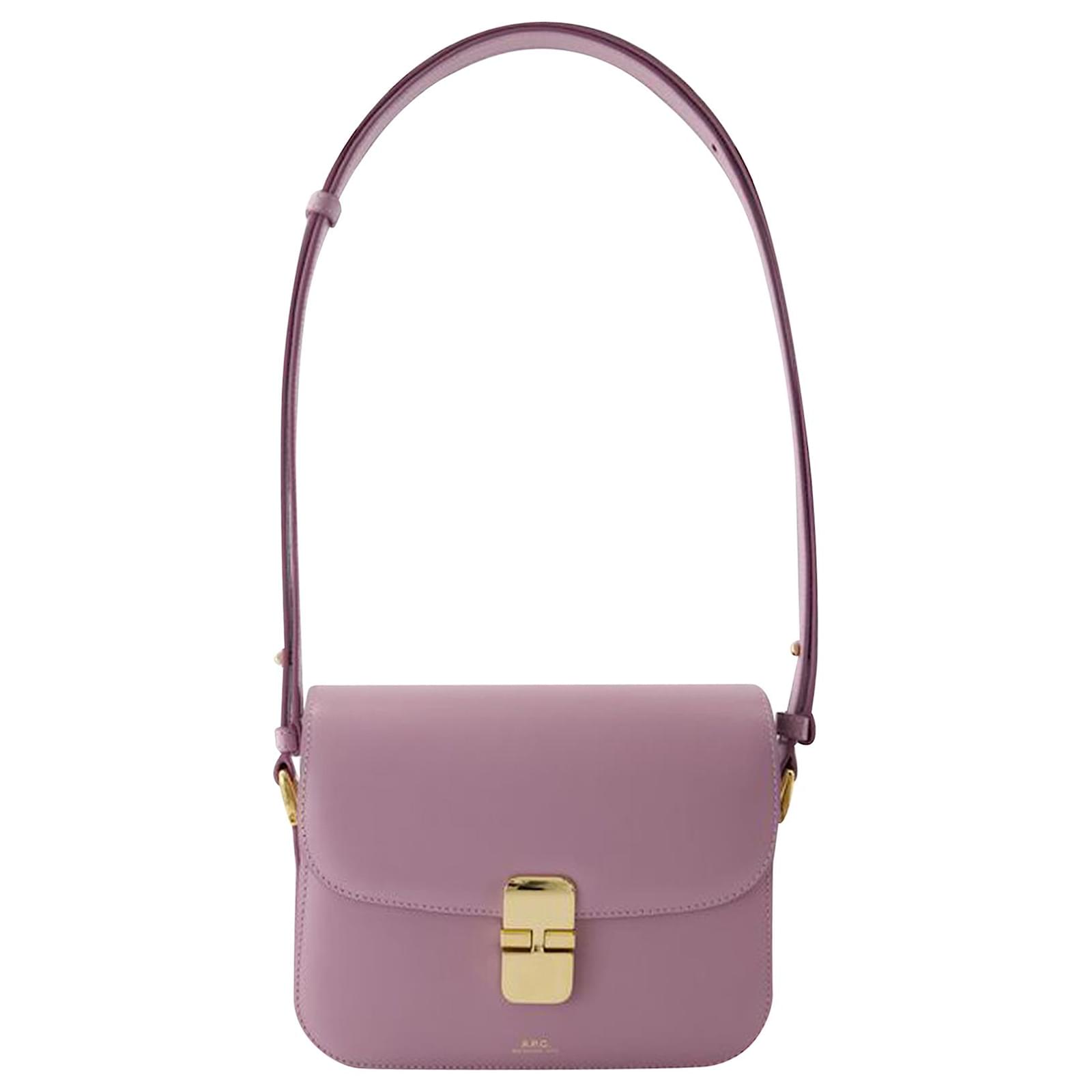 Apc Grace Small Crossbody - A.P.C. - Leather - Lavender Purple Pony ...