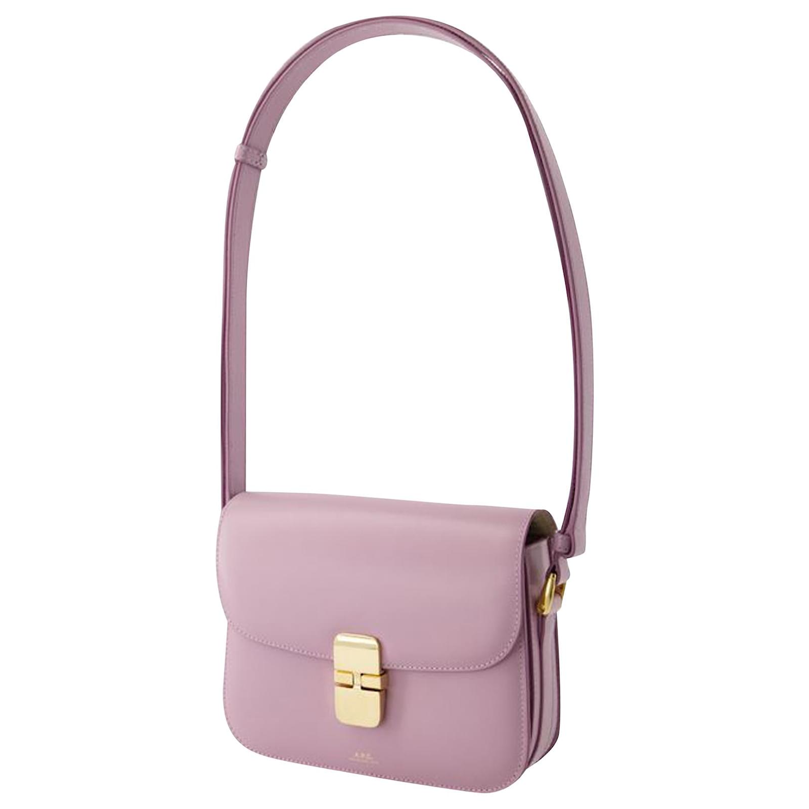 Apc Grace Small Crossbody - A.P.C. - Leather - Lavender Purple Pony ...