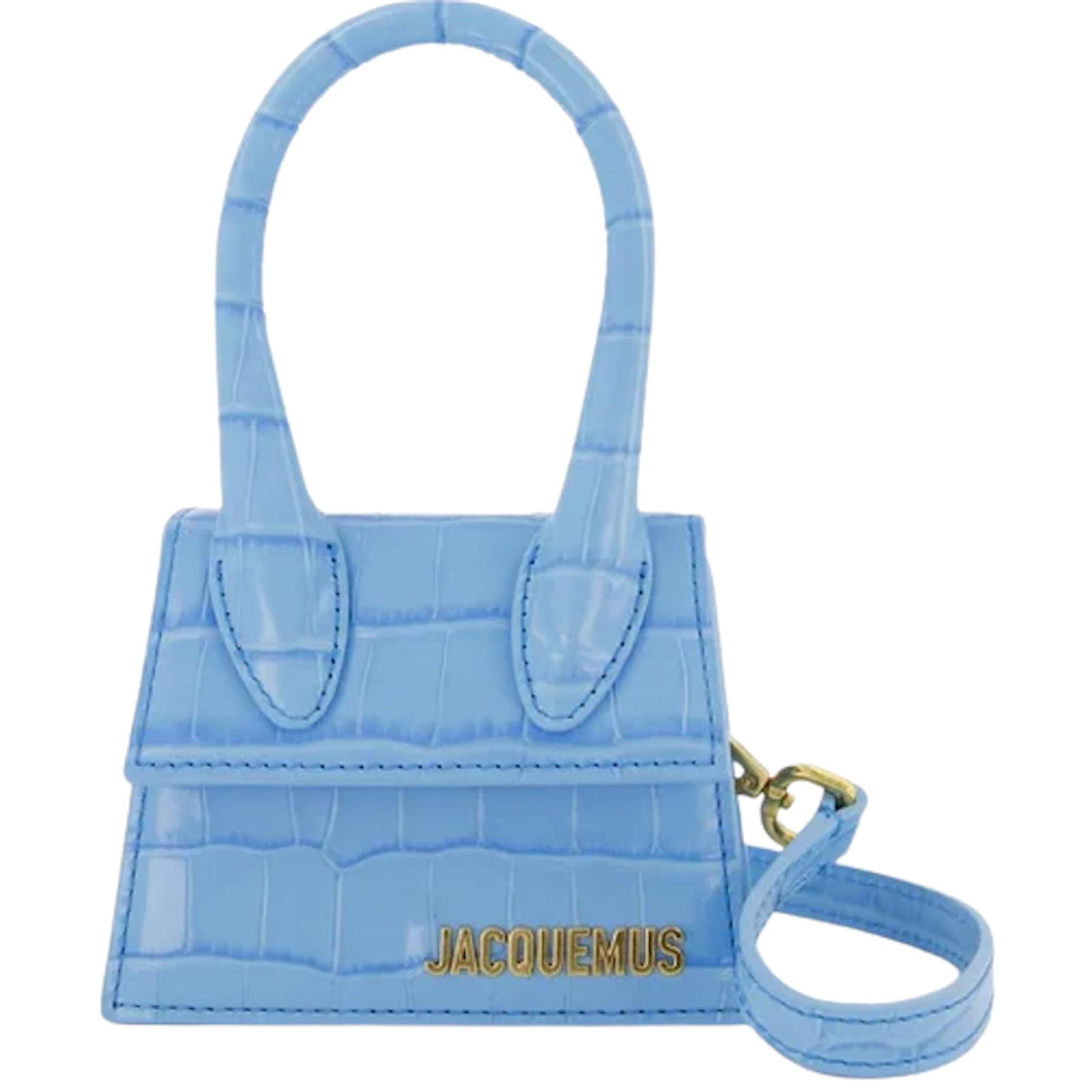 JACQUEMUS Handbags T. Leather Blue ref.955378 - Joli Closet