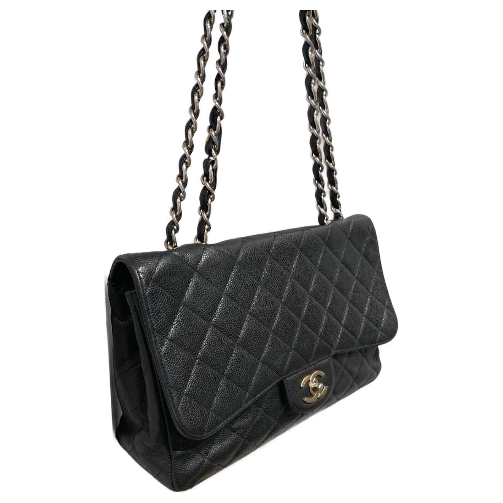 Classique Chanel Timeless Cuir Noir ref.956803 - Joli Closet