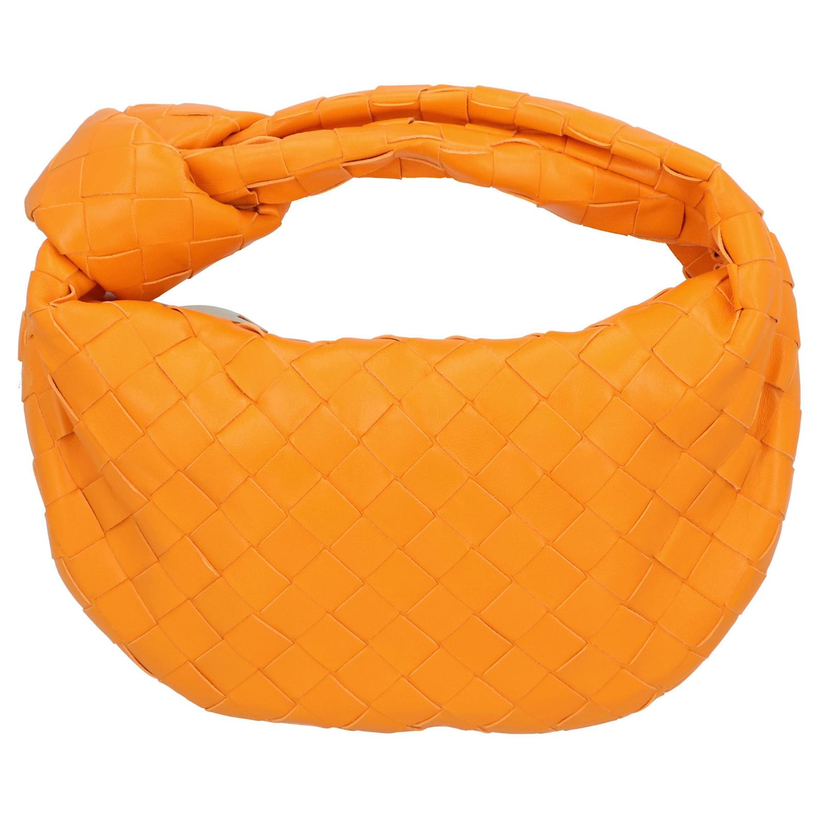 Bottega Veneta Jodie Orange Leather ref.958096 - Joli Closet