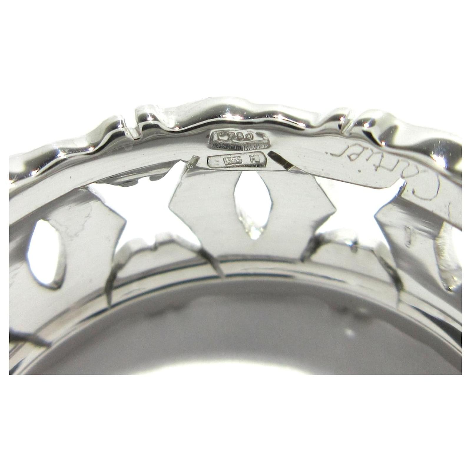Cartier Entrelacé Or blanc Argenté ref.958155 - Joli Closet