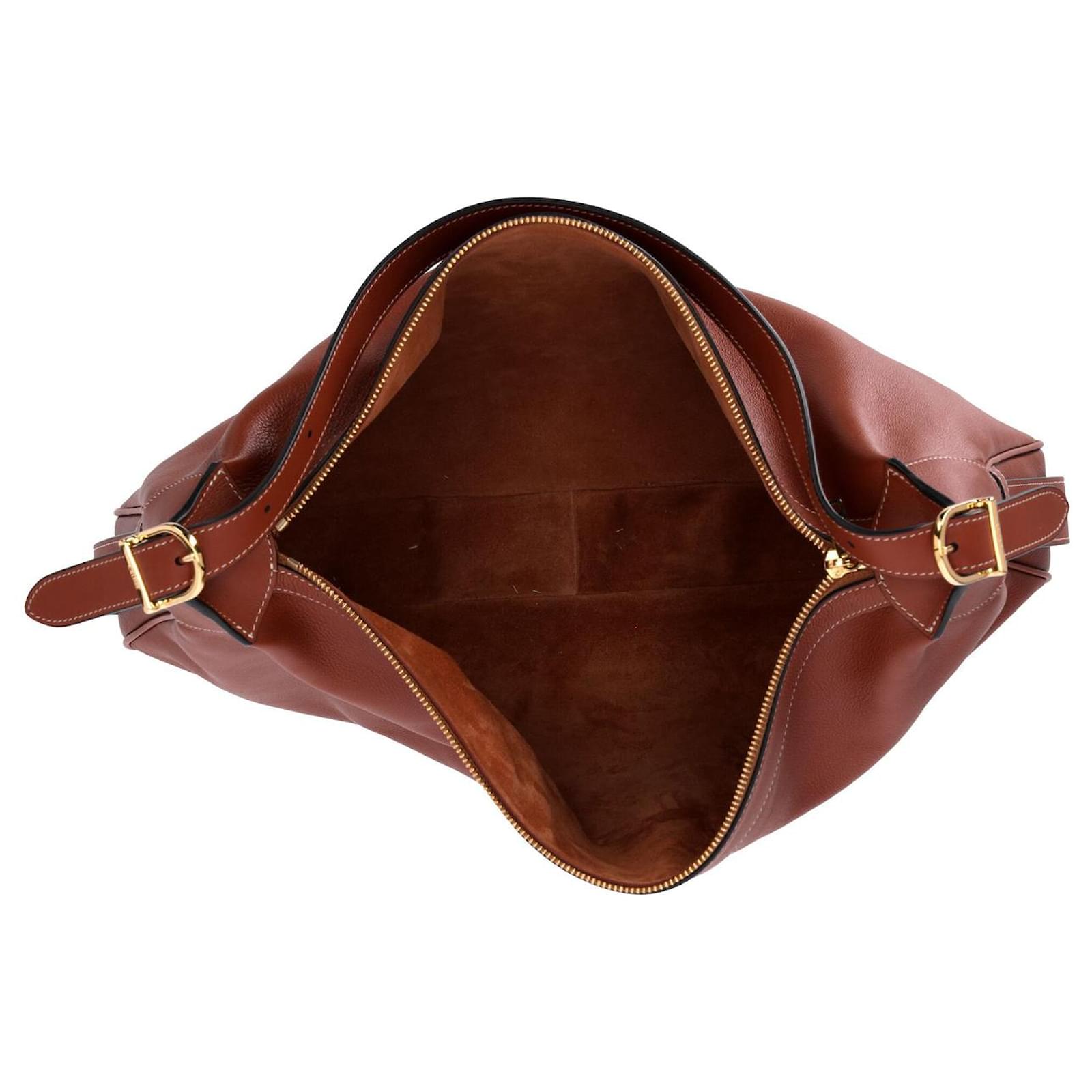 Céline Celine Medium Romy Shoulder Bag in Brown calf leather Leather ...