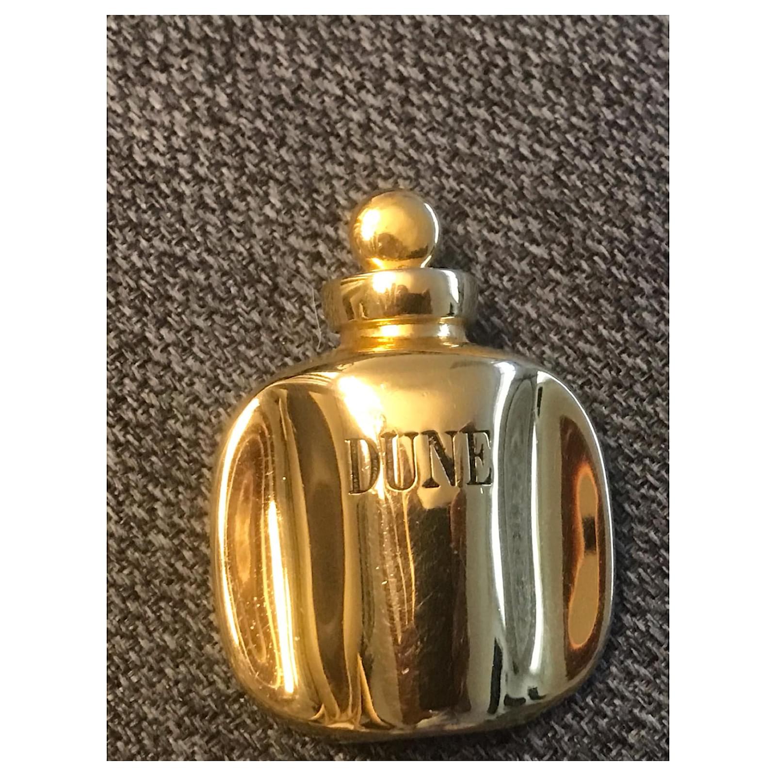 Christian Dior Dune perfume bottle Golden Gold-plated ref.960677 - Joli ...