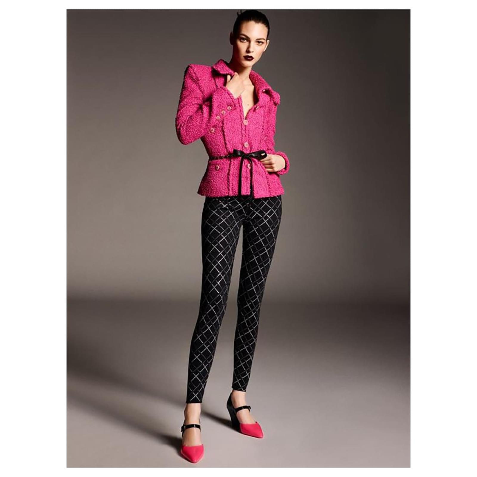 Chanel 2020 Cruise Ad Campaign Tweed Jacket Fuschia ref.960807 - Joli ...
