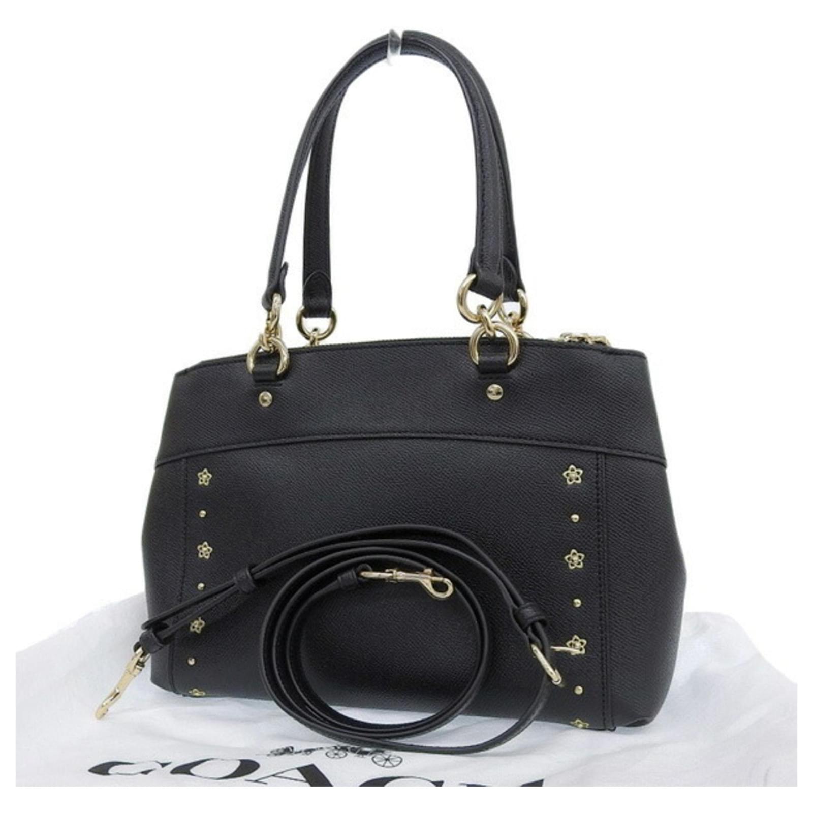 Coach Brook Carry All Black Leather ref.961439 - Joli Closet