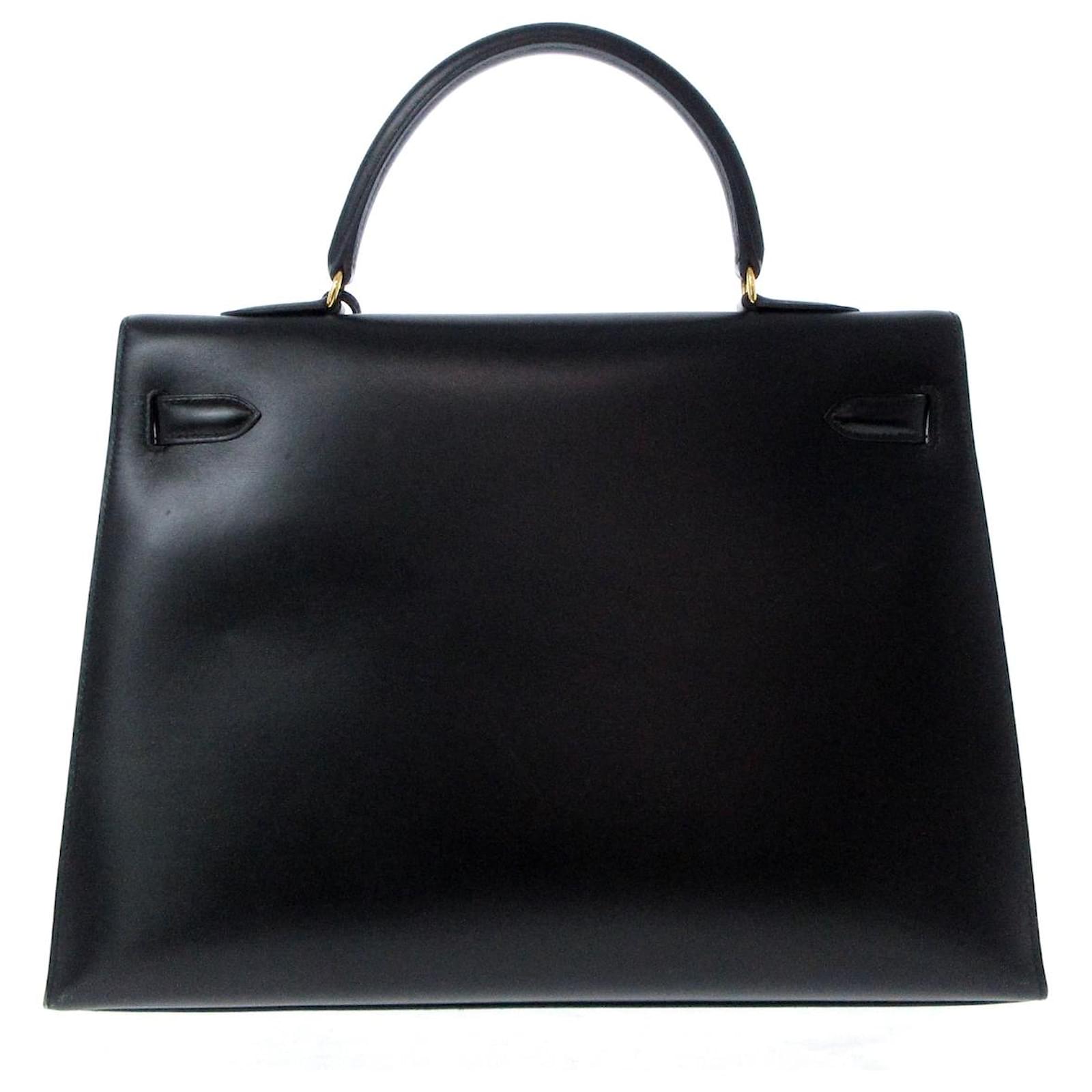 Hermès hermes kelly 35 Black Leather ref.964276 - Joli Closet