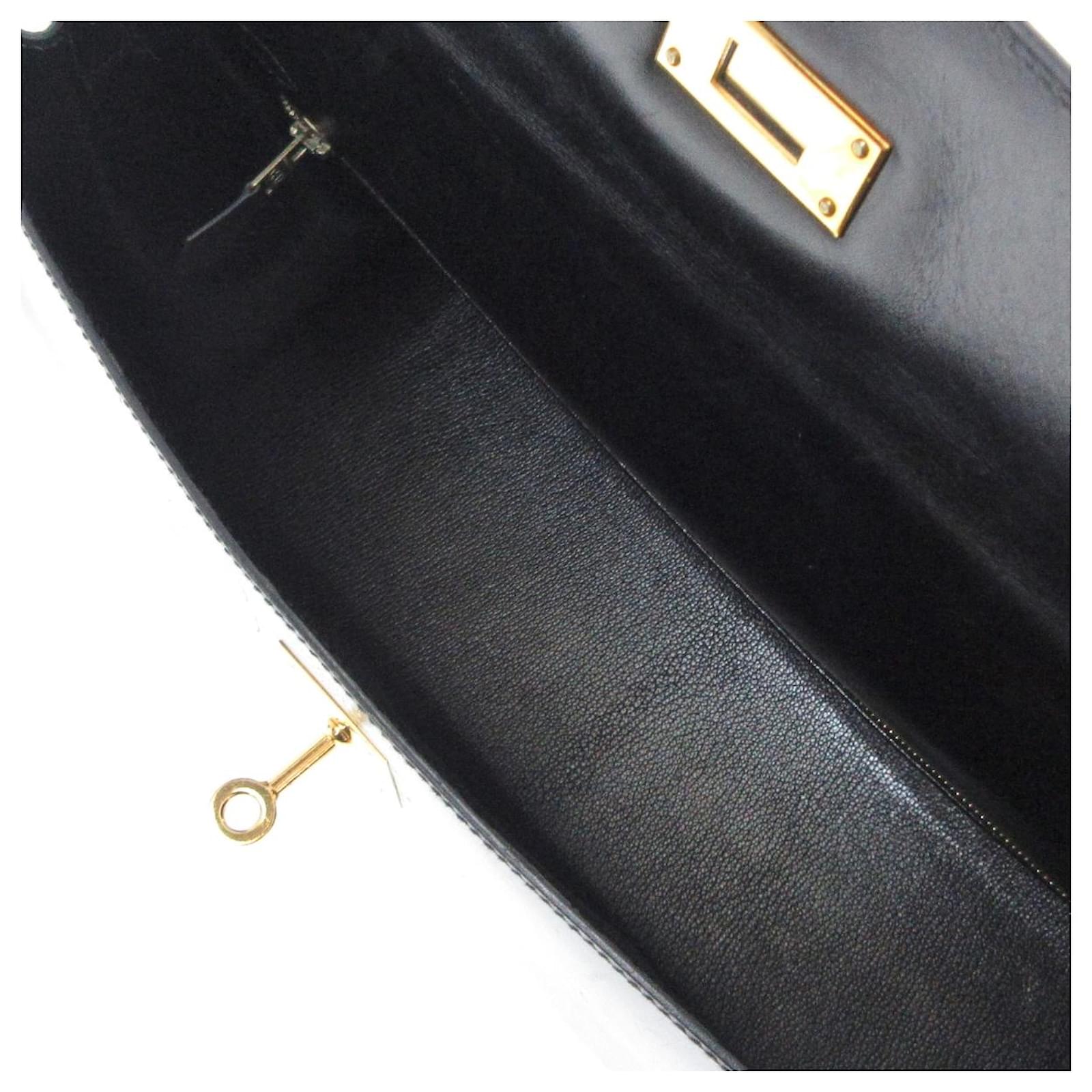 Hermès hermes kelly 35 Black Leather ref.964276 - Joli Closet
