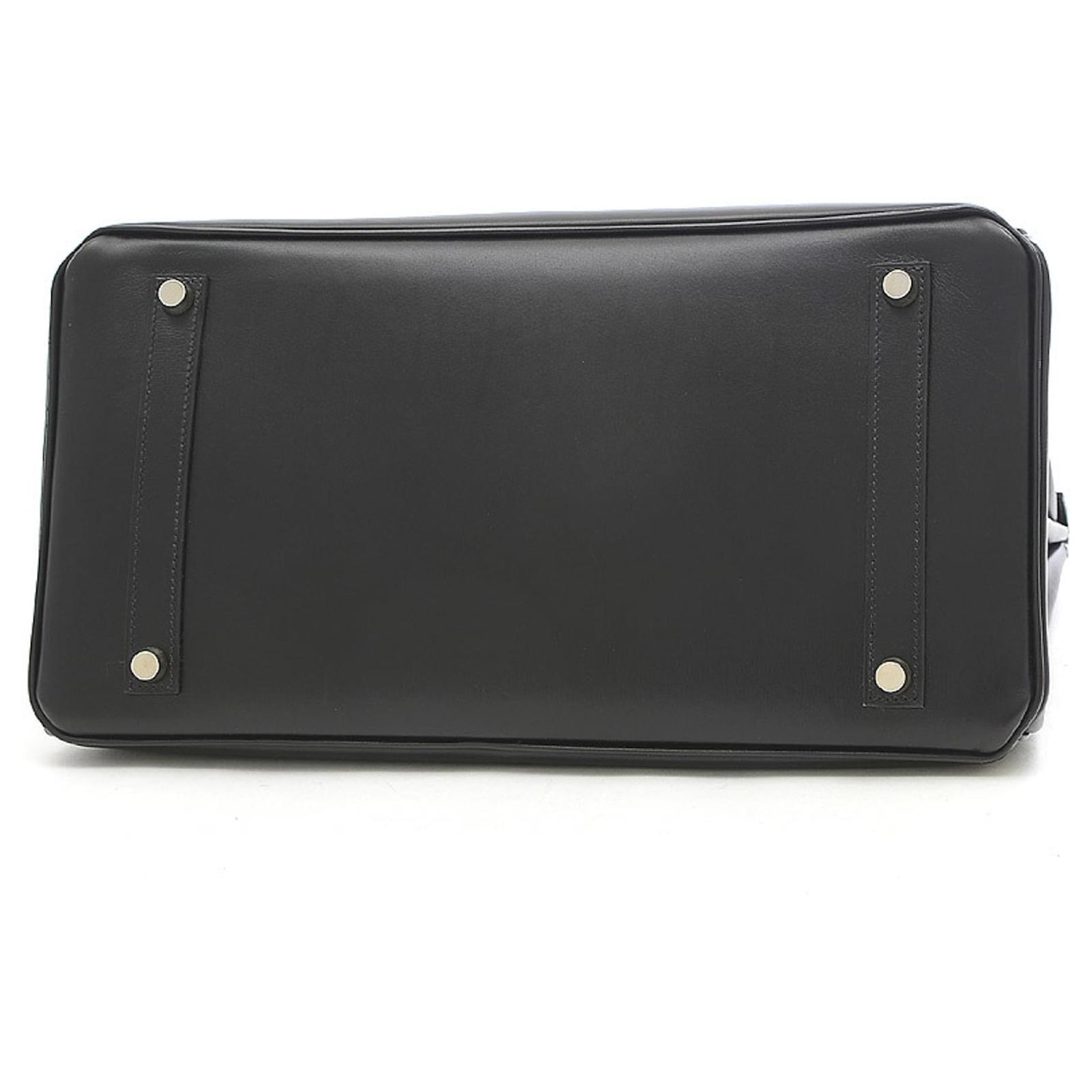 Hermès HERMES BIRKIN 35 Black Leather ref.968559 - Joli Closet