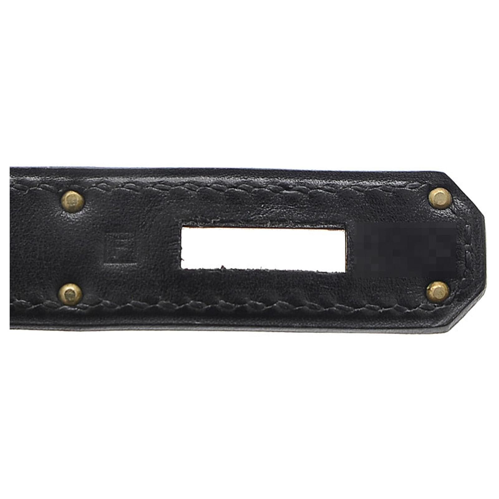 Hermès HERMES BIRKIN 35 Black Leather ref.968559 - Joli Closet