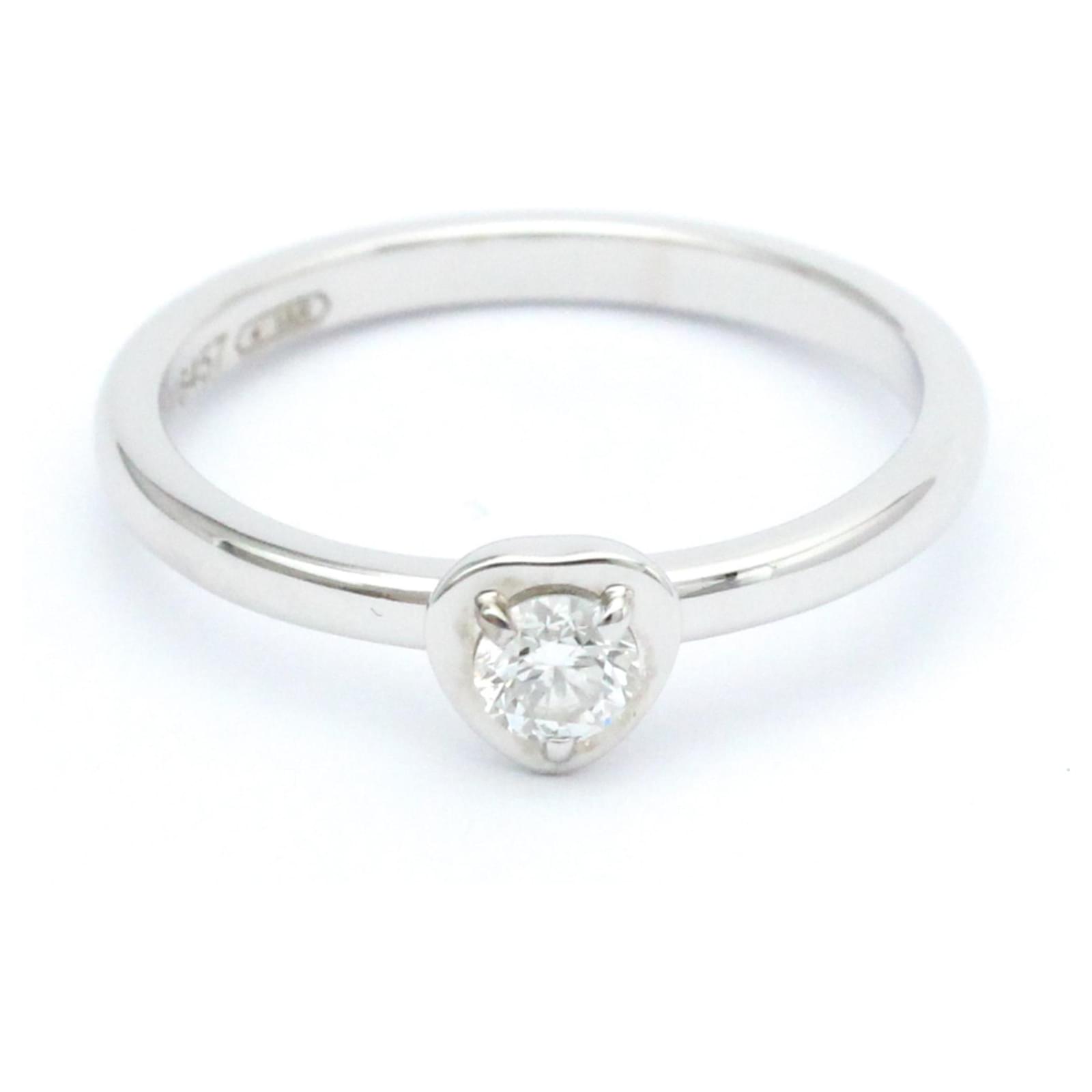 Cartier Heart Silvery White gold ref.968623 - Joli Closet