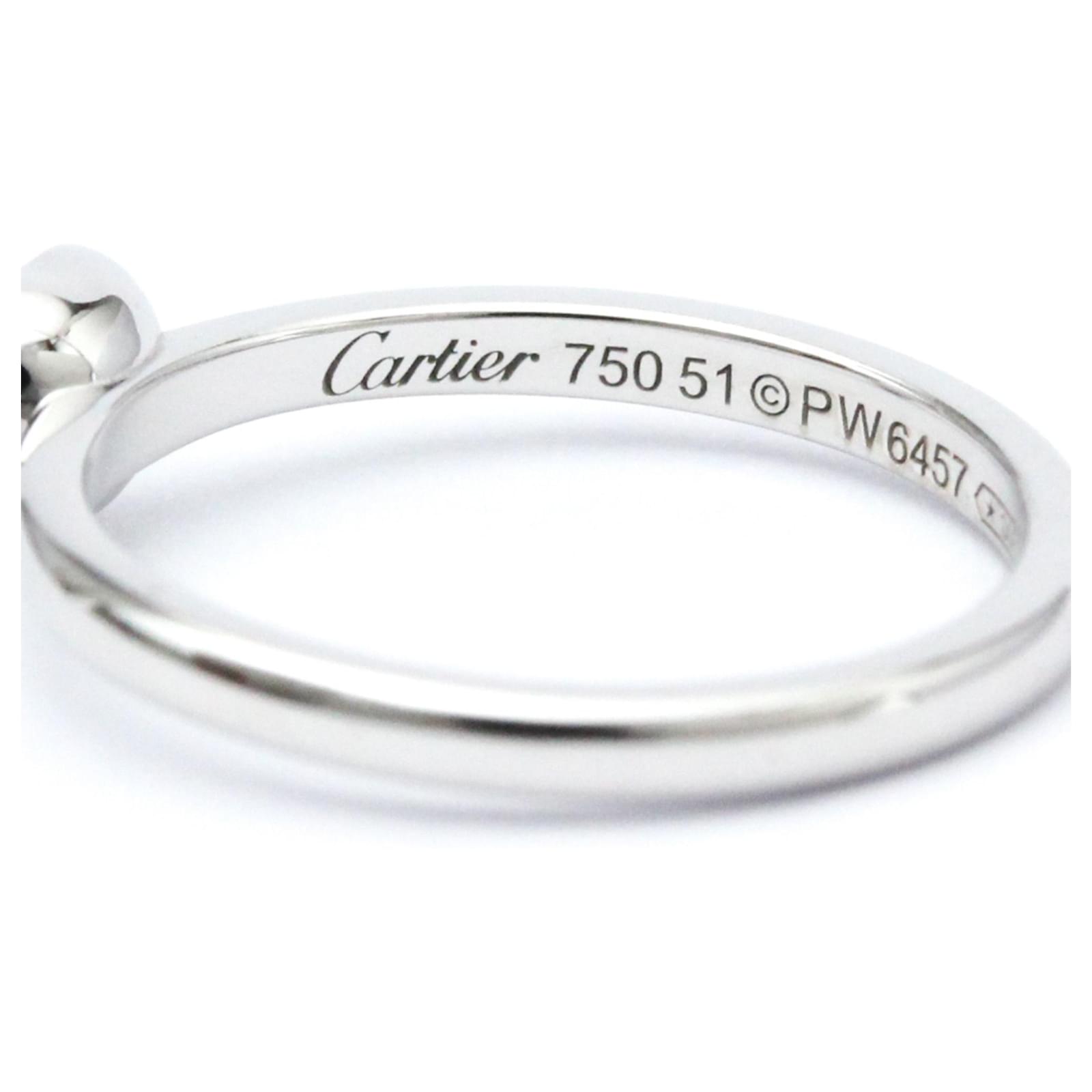 Cartier Heart Silvery White gold ref.968623 - Joli Closet