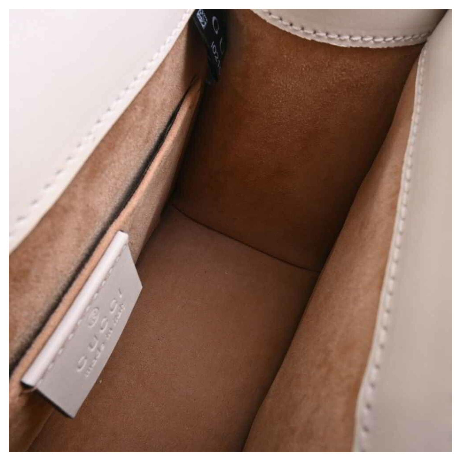 Gucci Sylvie White Leather ref.1001803 - Joli Closet