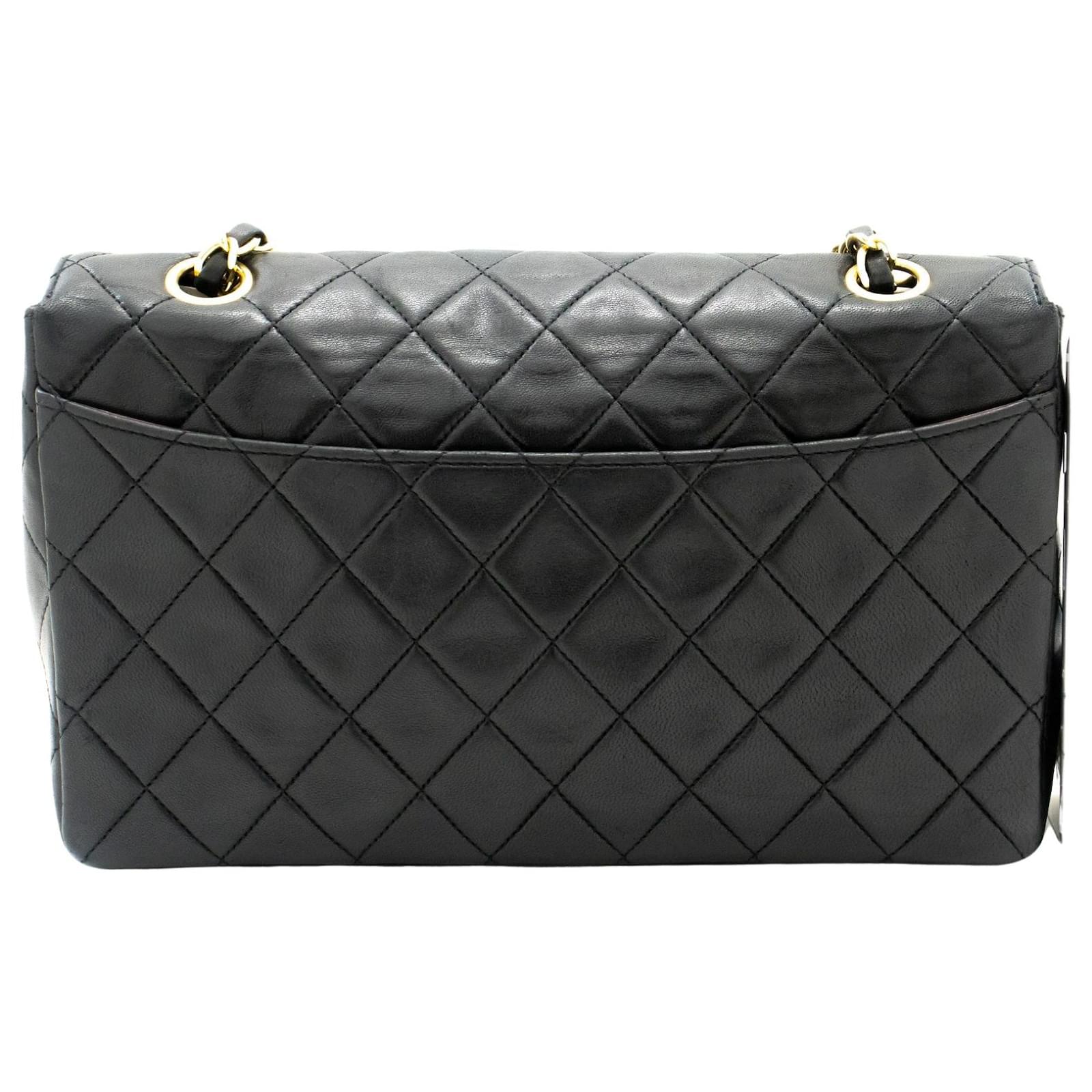 Timeless Chanel Double flap Black Leather ref.1001830 - Joli Closet