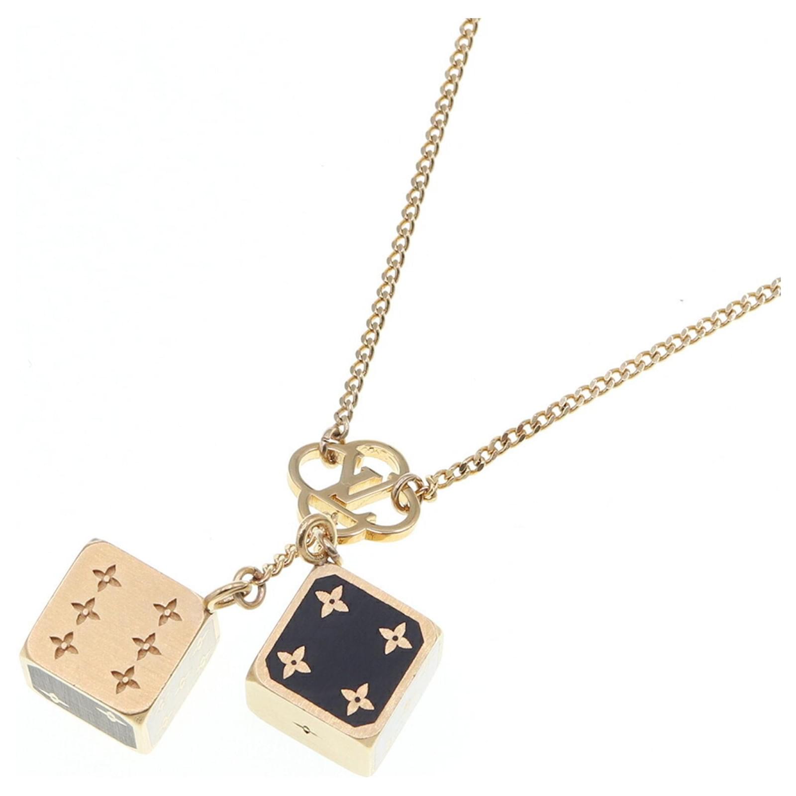 Louis Vuitton COLLIER MONOGRAM Golden Metal ref.1005127 - Joli Closet