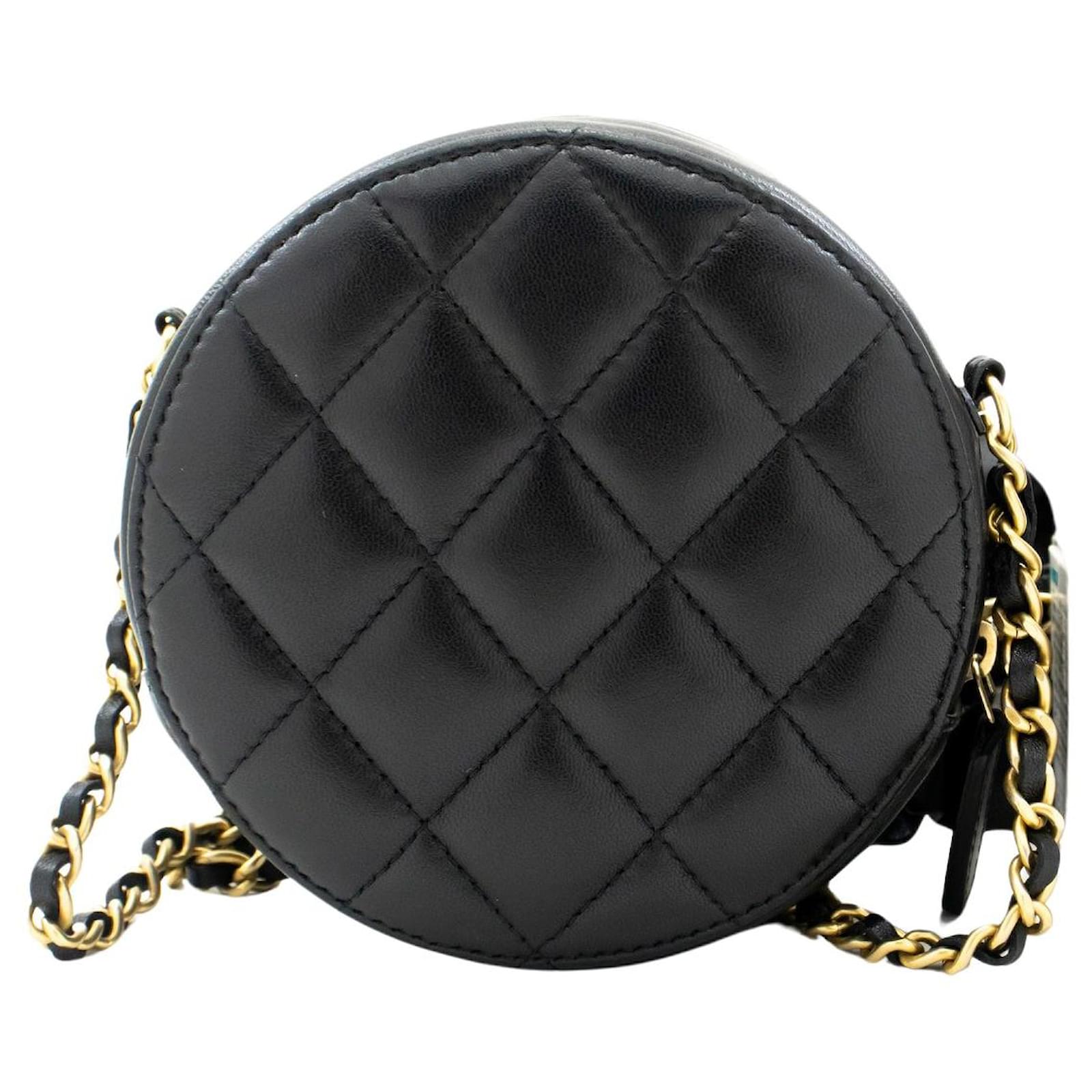 Timeless Chanel Ronde Black Leather ref.1005138 - Joli Closet