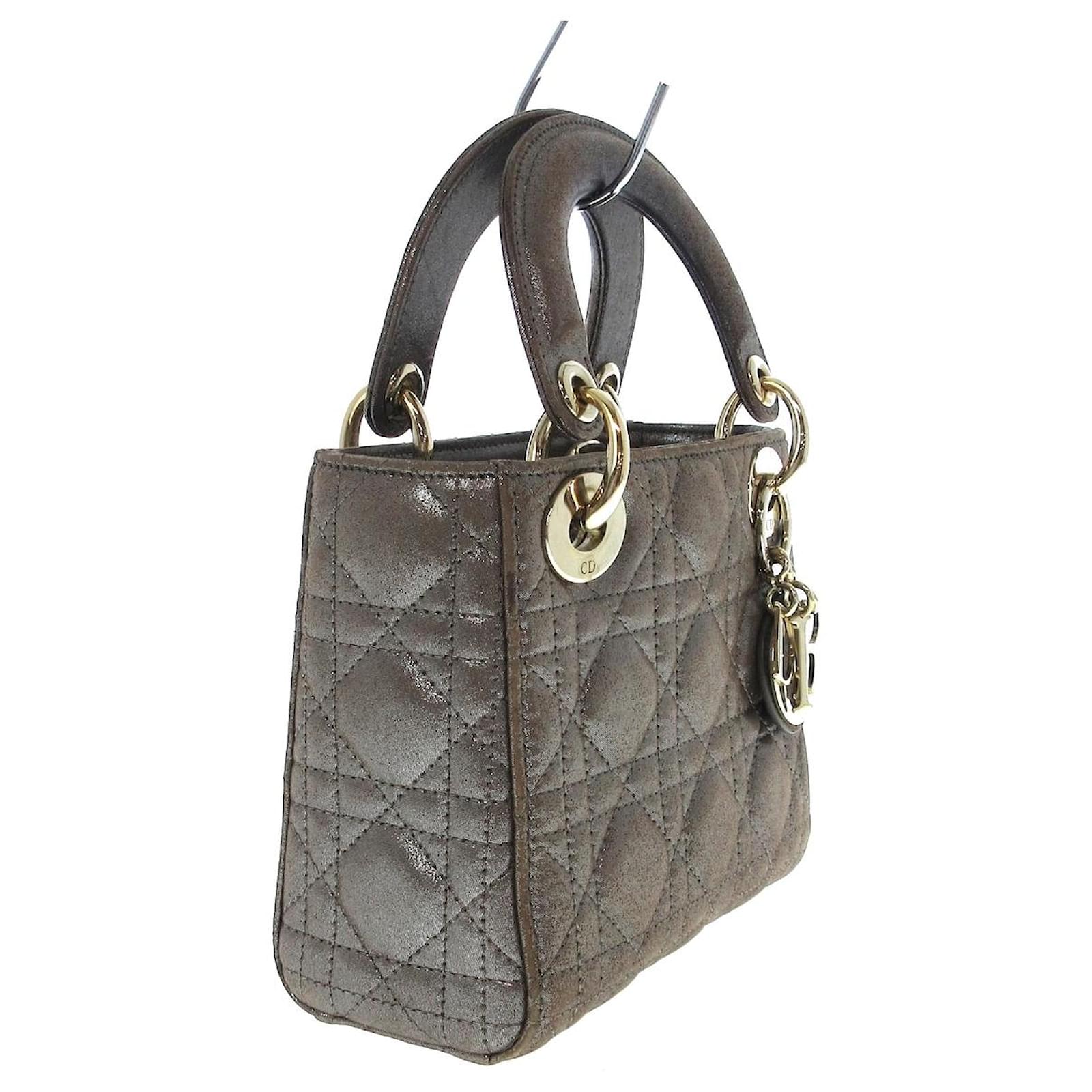 Dior Lady Dior Brown Leather ref.972472 - Joli Closet