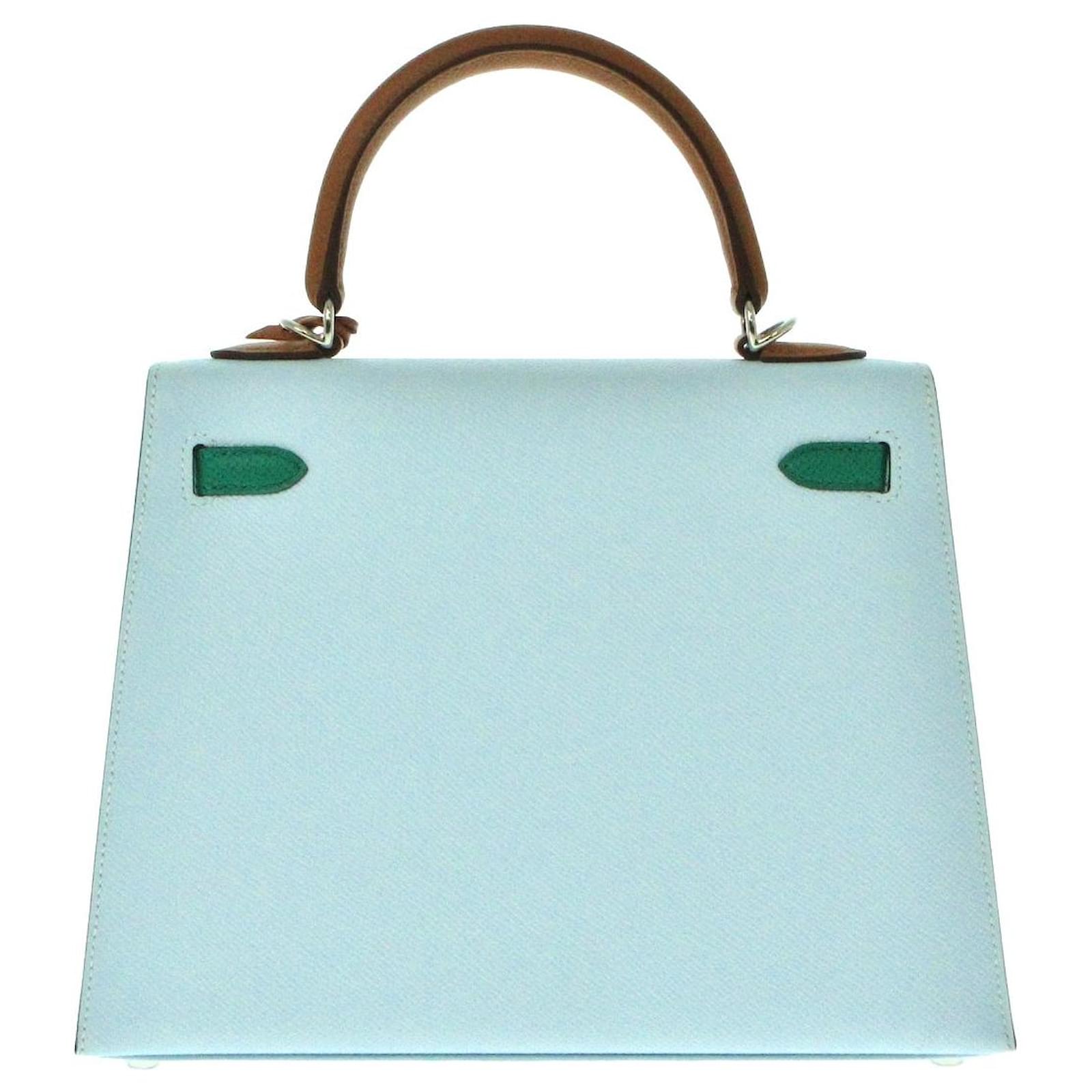 Hermès Hermes Kelly 25 Blau Leder ref.974324 - Joli Closet