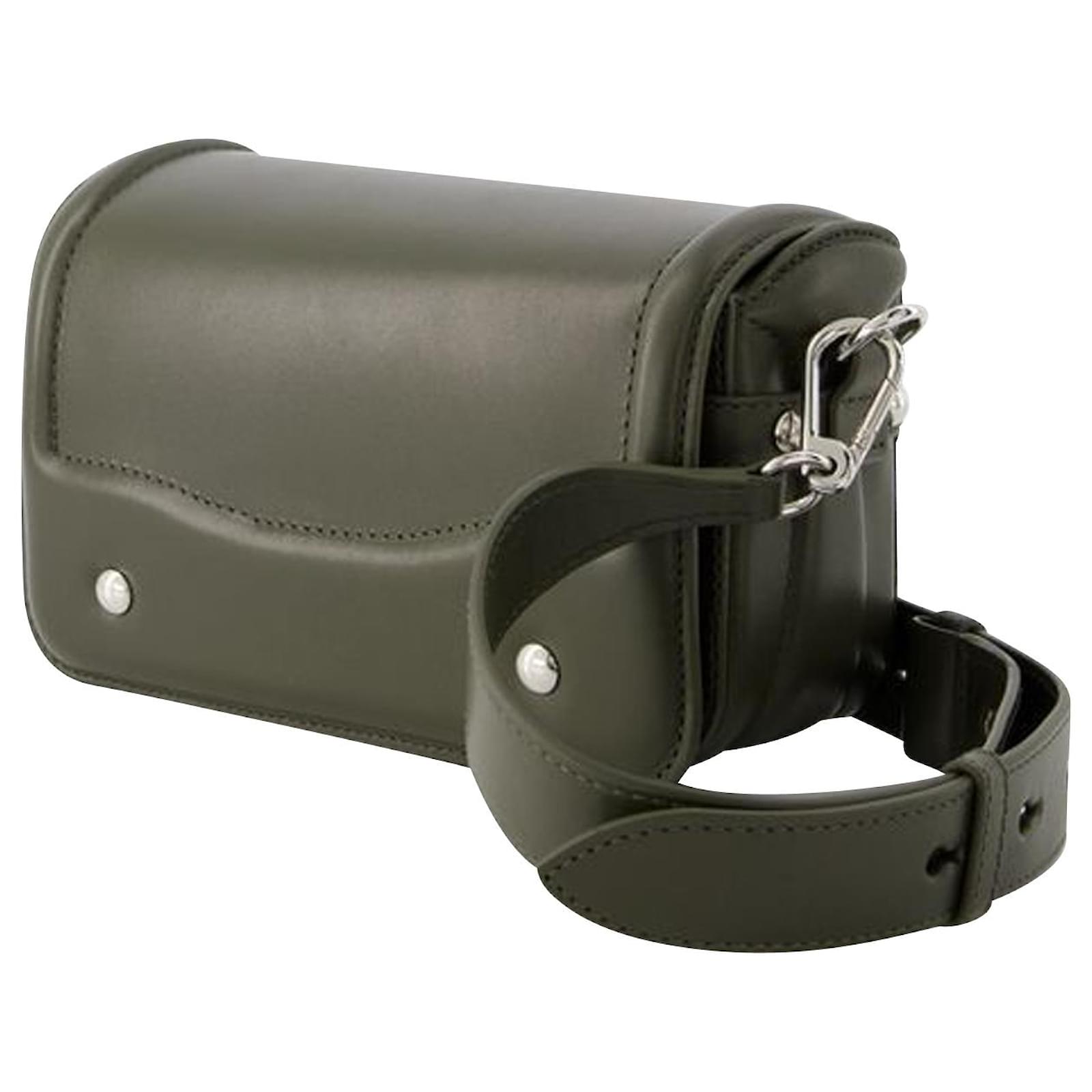Ransel Mini Satchel Bag - Lemaire - Leather - Dark Moss Green Khaki ...