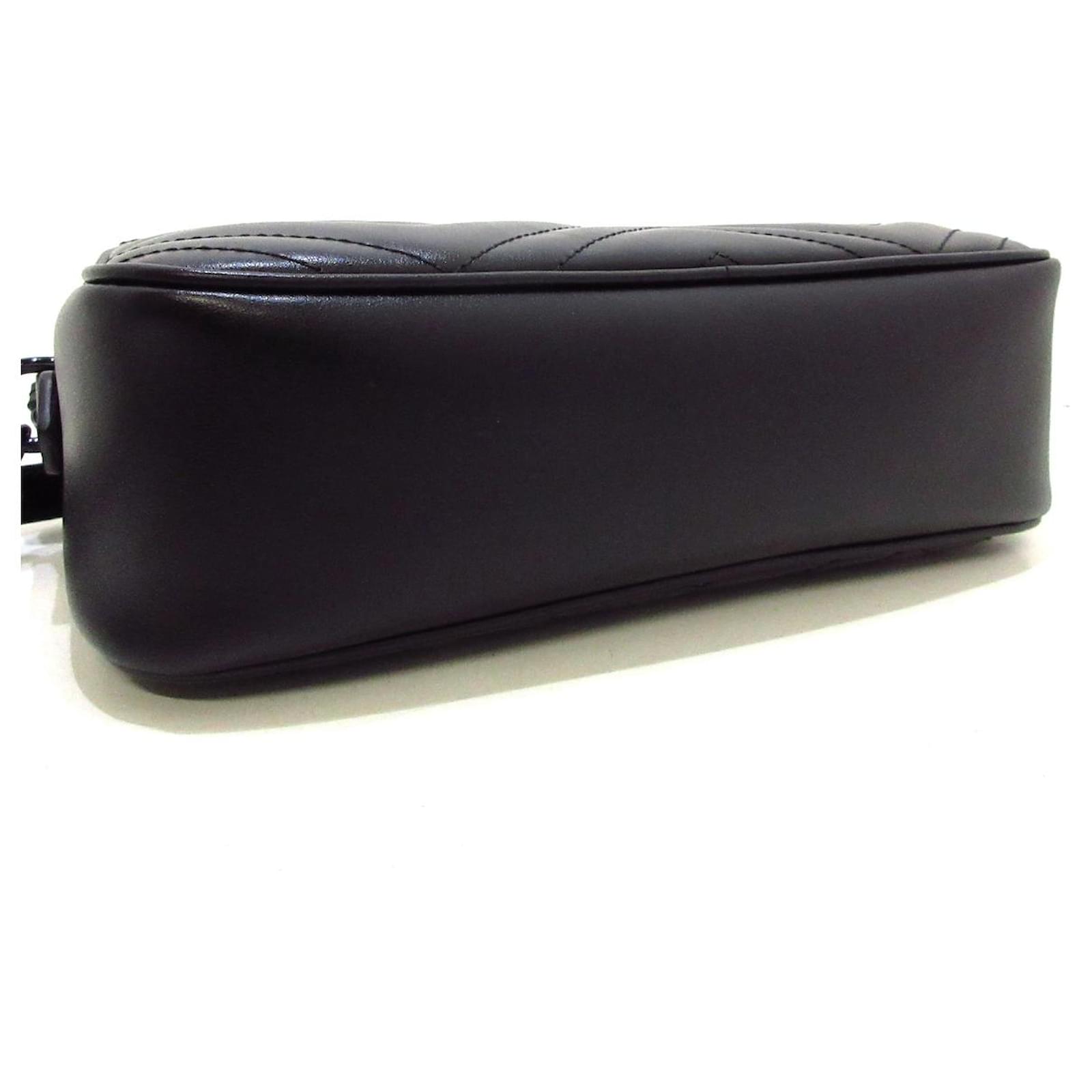 Gucci GG Marmont Black Leather ref.990112 - Joli Closet
