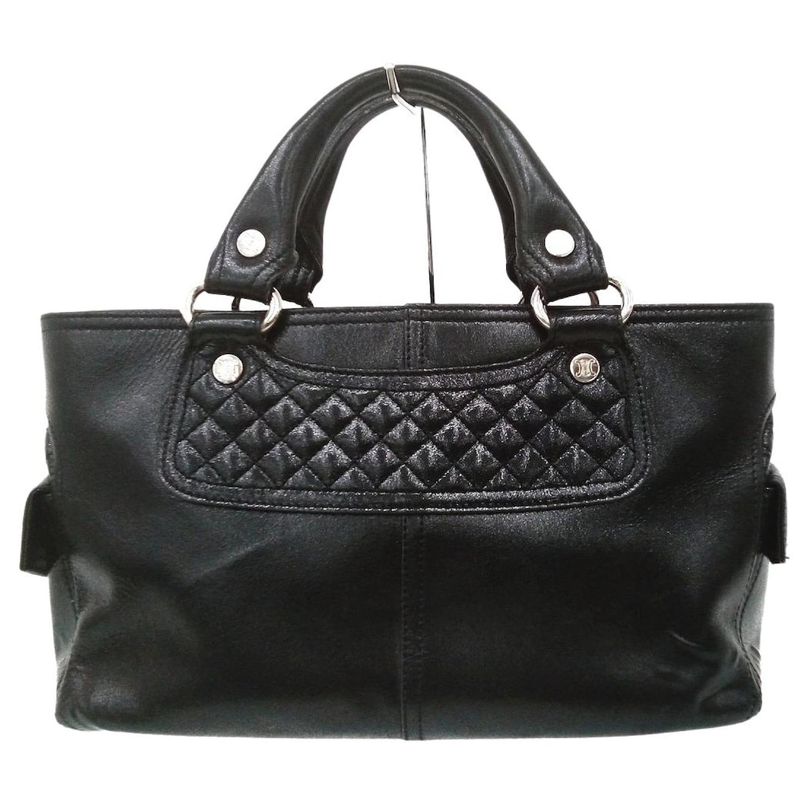 Céline Celine Boogie Black Leather ref.992016 - Joli Closet