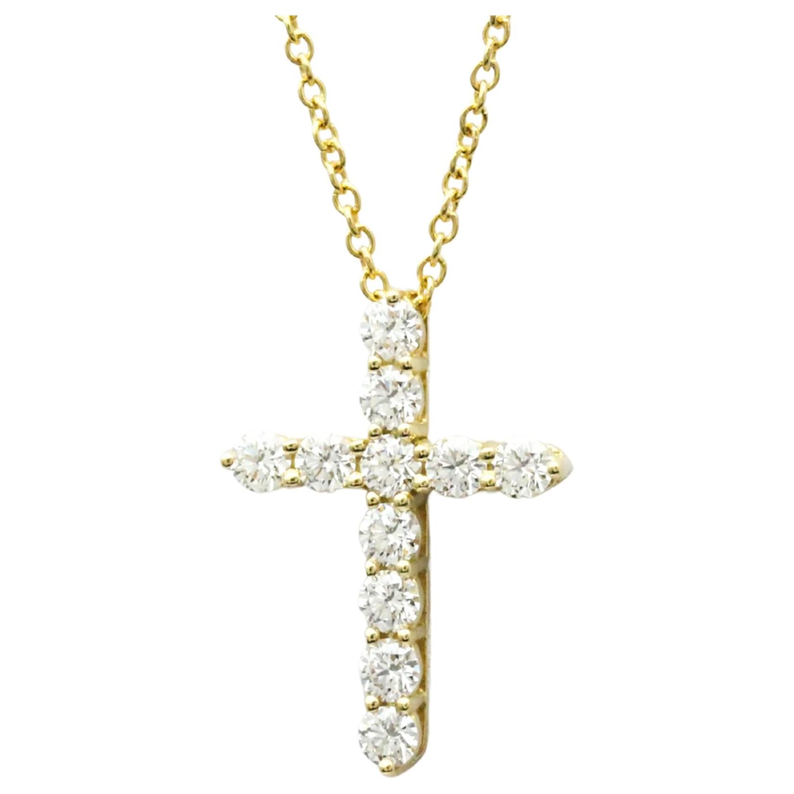 Tiffany & Co Croix Golden Yellow gold ref.992620 - Joli Closet