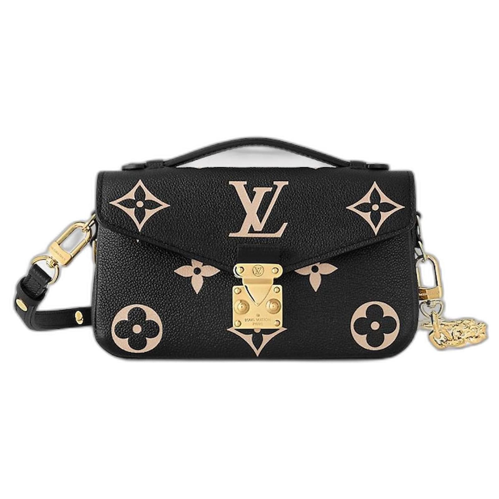 Louis Vuitton LV Metis pochette East West Black Leather ref.993286 - Joli Closet