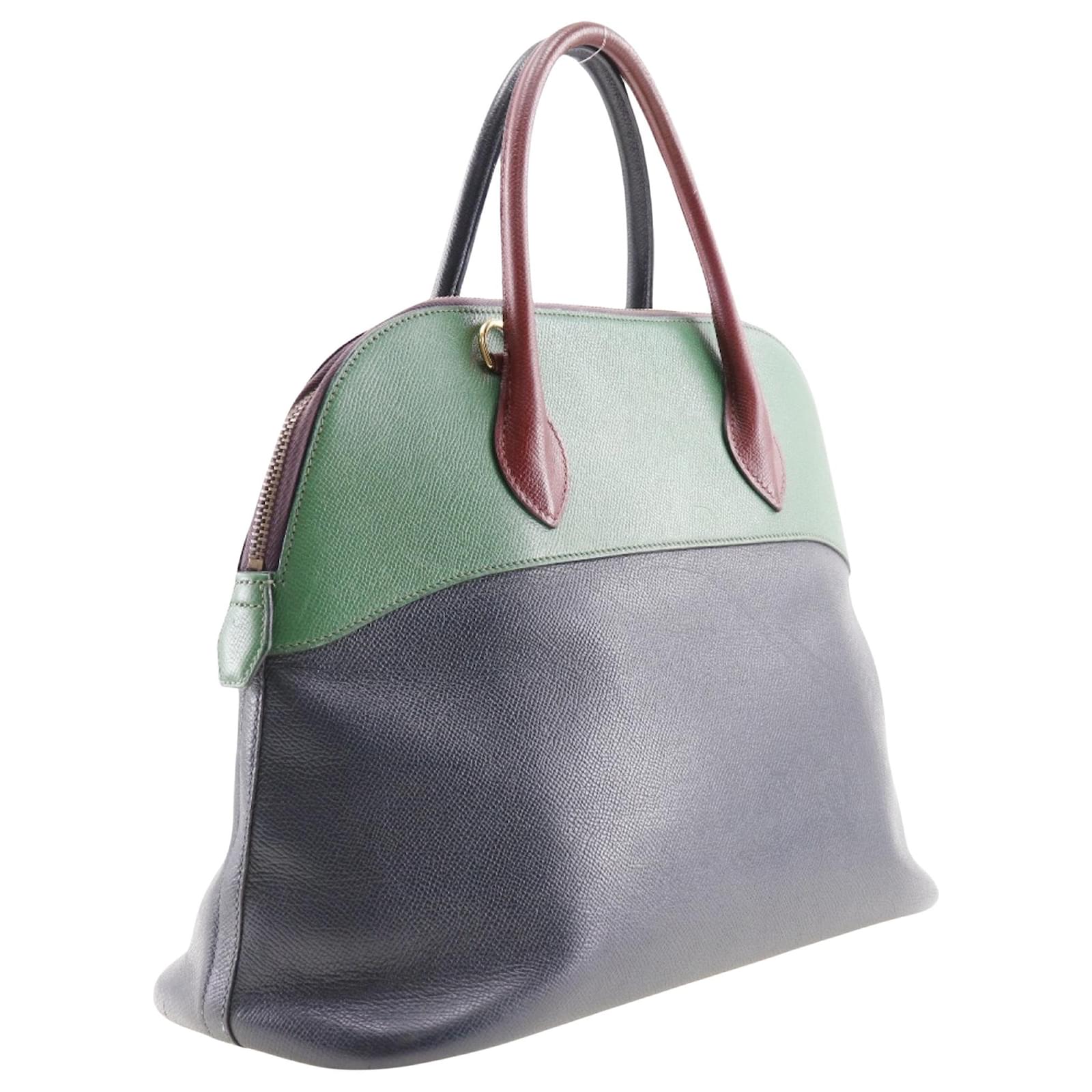 Hermès Bolide Navy blue Leather ref.993370 - Joli Closet