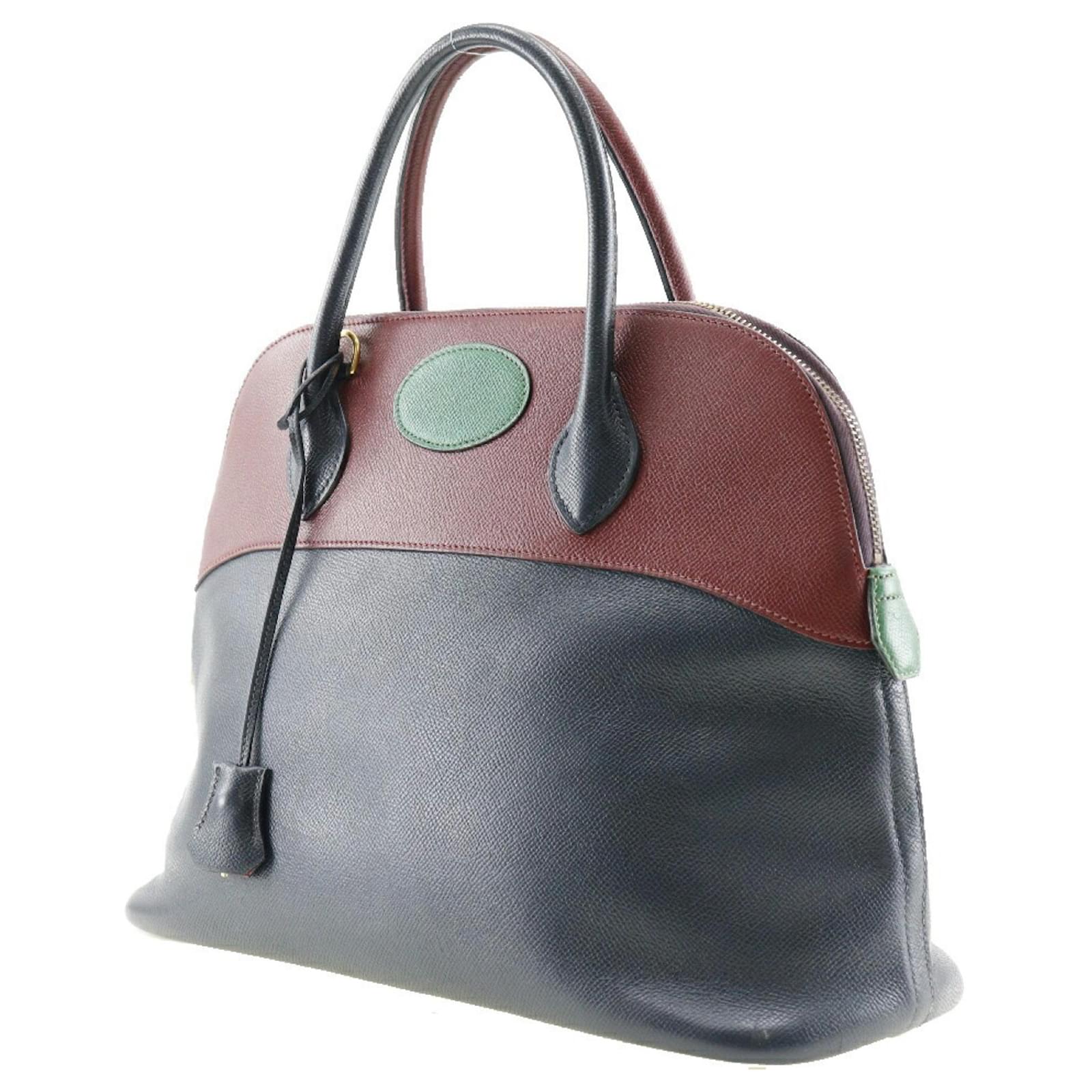 Hermès Bolide Navy blue Leather ref.993370 - Joli Closet