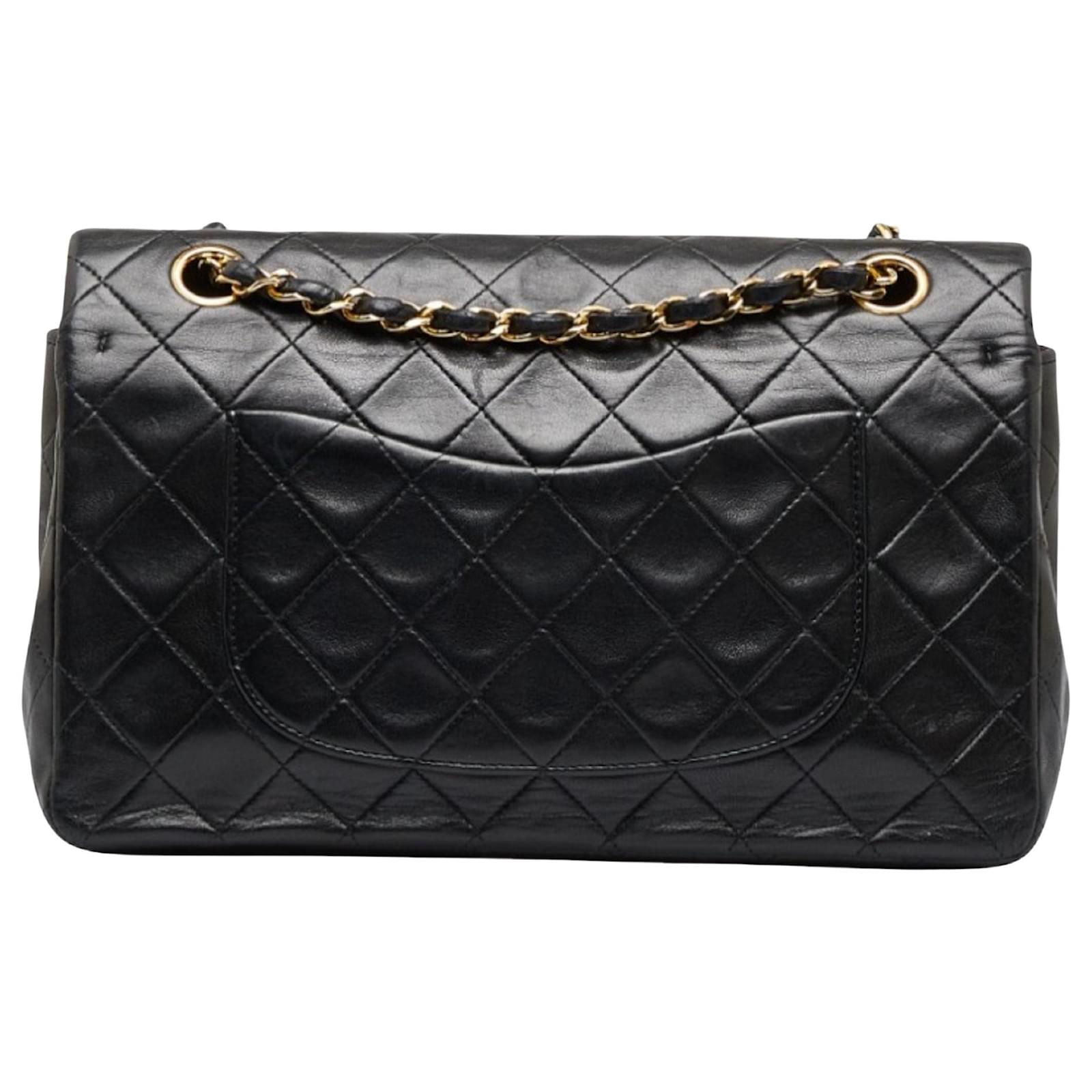 Timeless Chanel Double flap Black Leather ref.993692 - Joli Closet